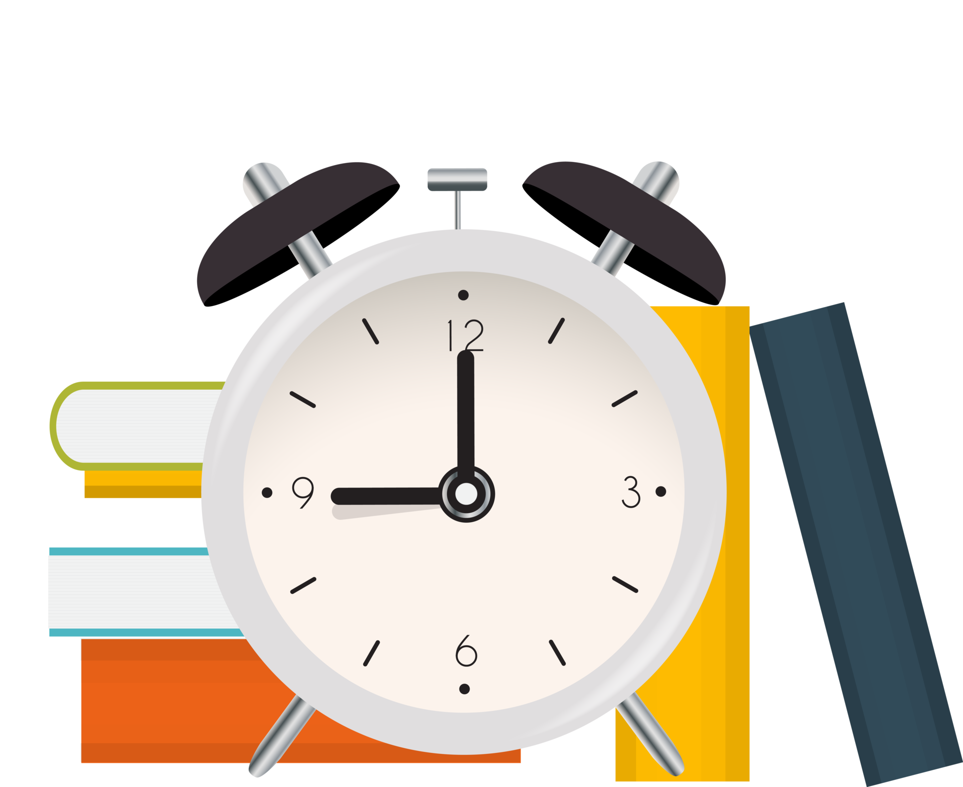 Alarm Watch With Books 11016135 PNG alarm-watch-with-books-11016135-png