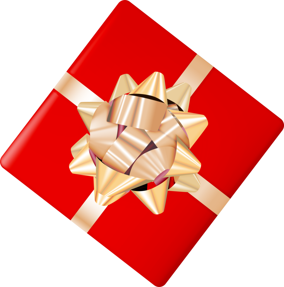 Red Gift Box with Golden Ribbon 11016504 PNG Red Gift Box with Golden Ribbon 11016504 PNG
