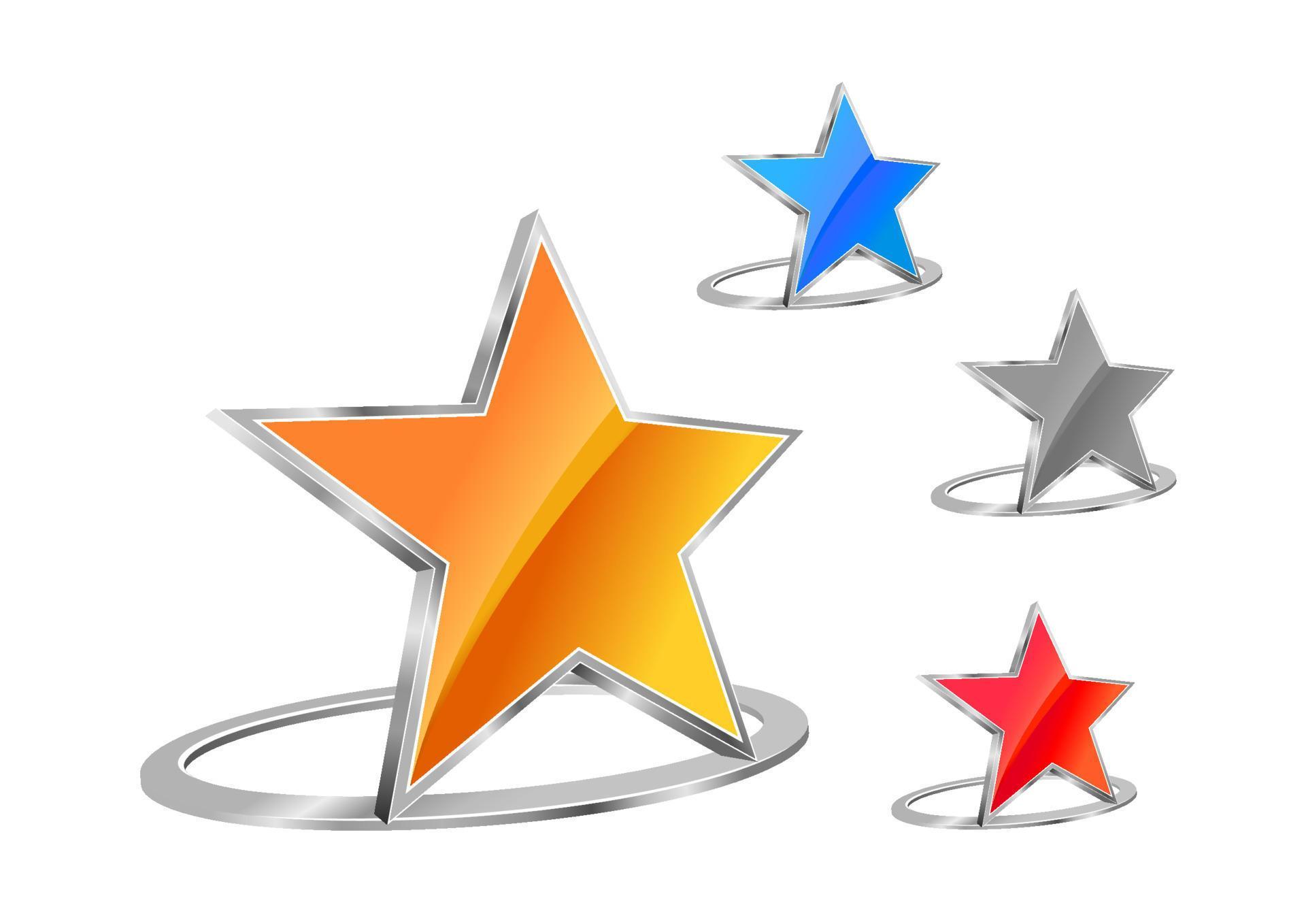 Glossy star icon 11017313 Vector Art at Vecteezy