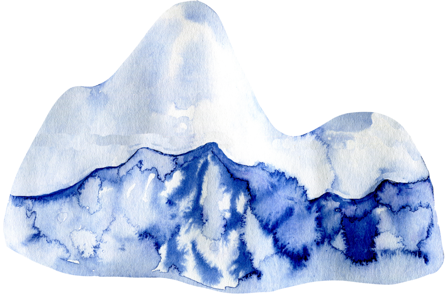 vattenfärg tecknad serie färgrik snödriva 11017751 PNG