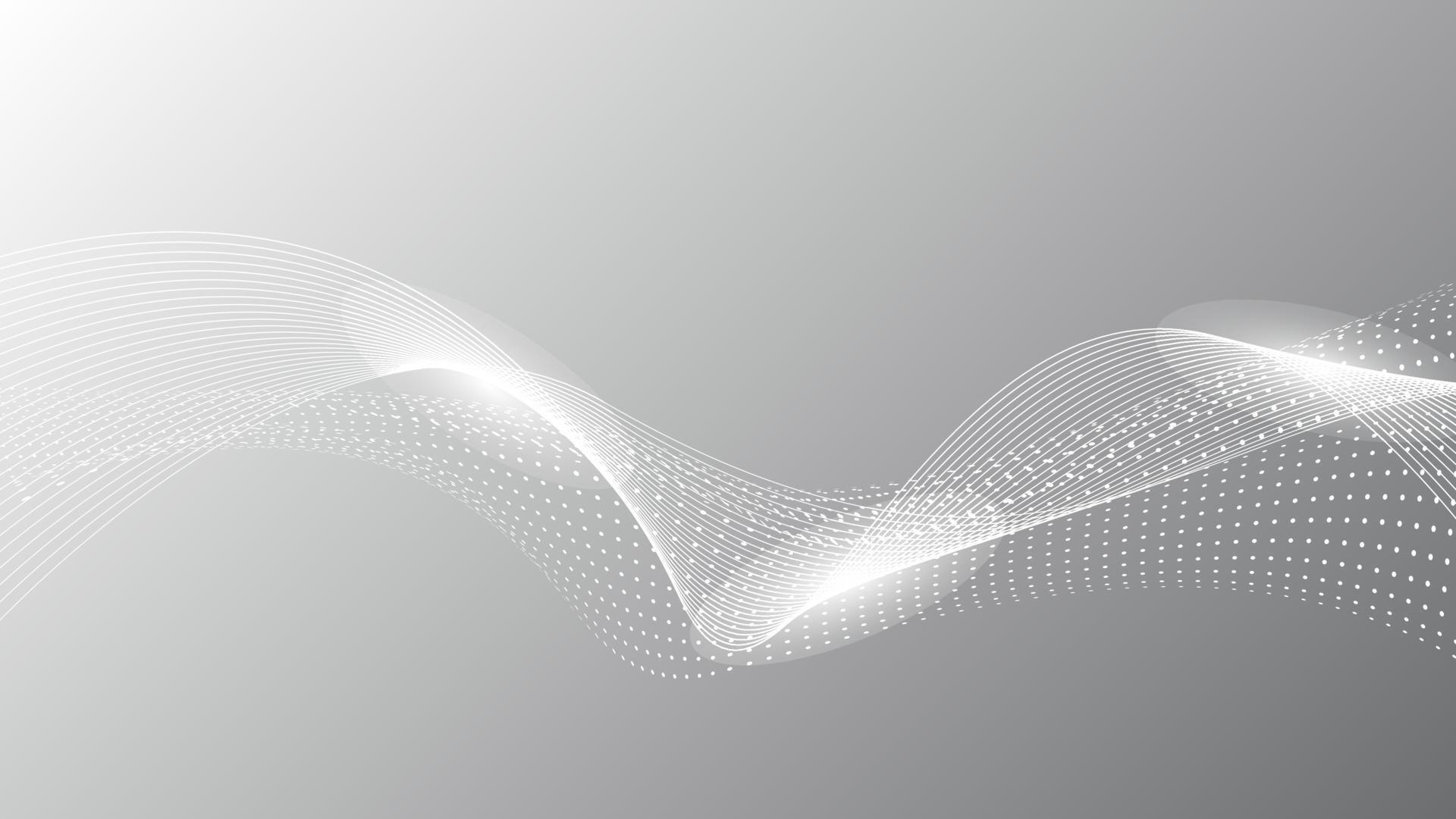 Abstract grey white vector background with flowing particles. Digital ... Abstract grey white vector background with flowing particles. Digital ...