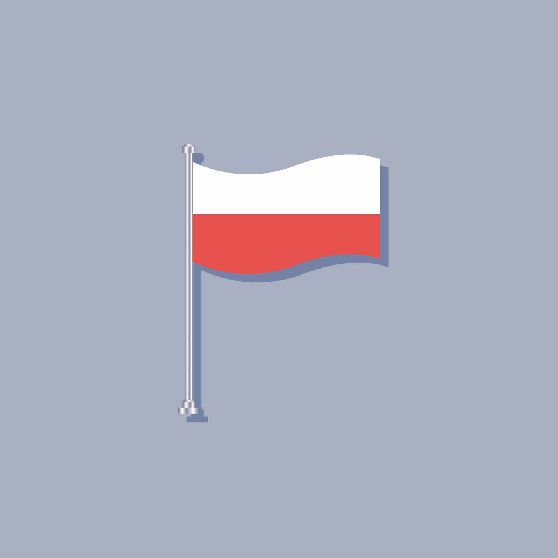 ilustración de plantilla de bandera de polonia 11020353 Vector en Vecteezy