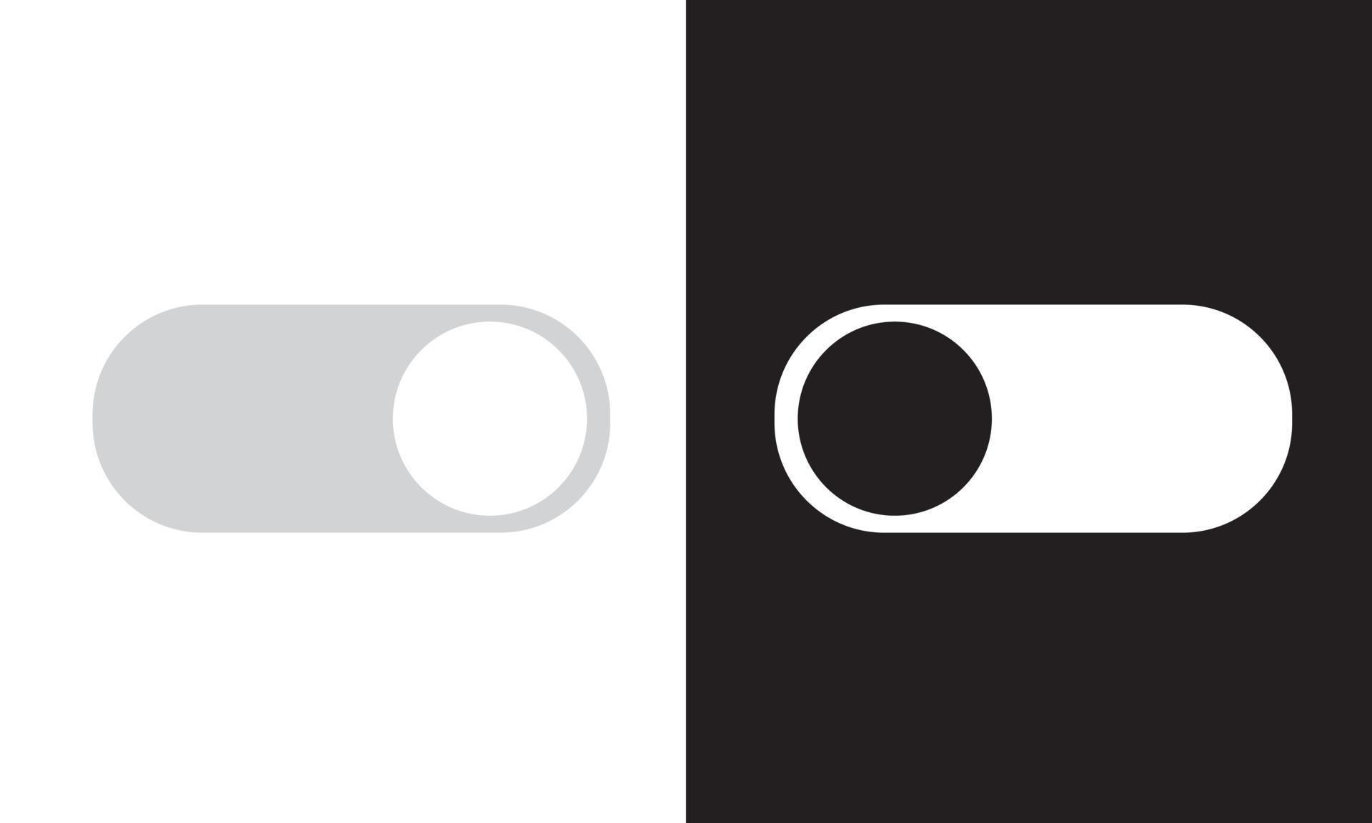 Day Night Switch Vector Icon Dark Mode Light Mode Switch Button Mobile App Interface Design