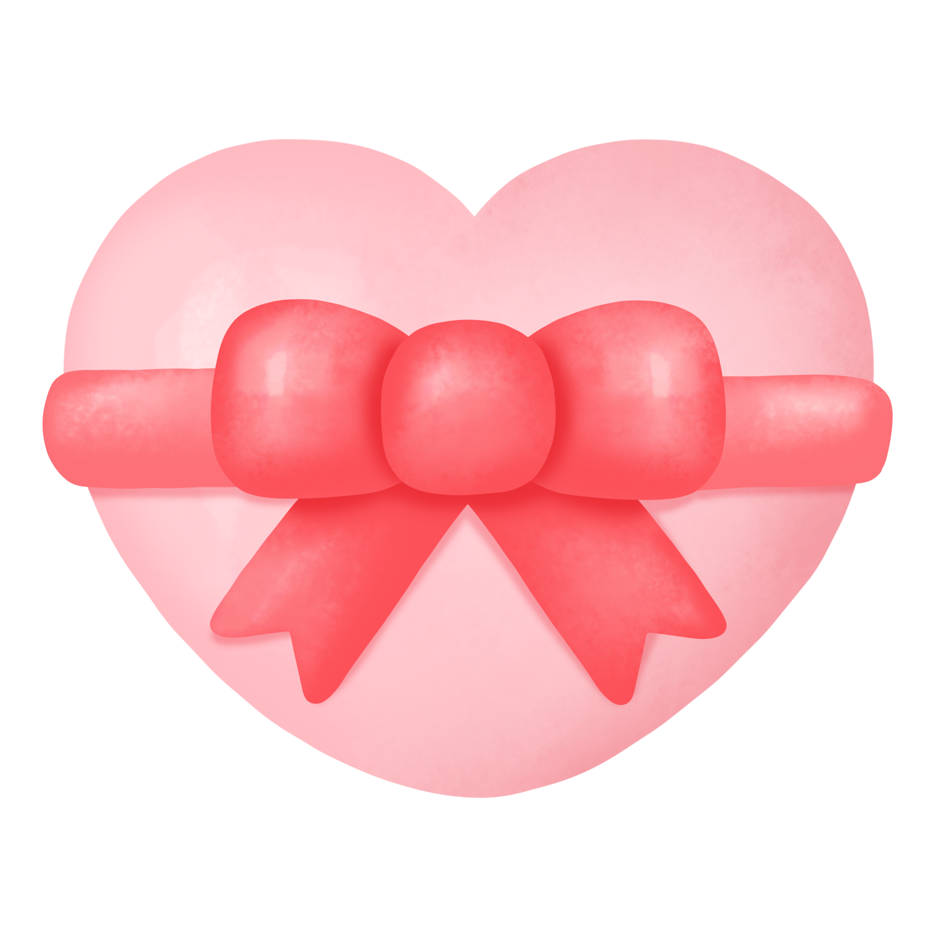 Watercolor Gift Love Heart Happy Valentine's Day Clipart 11026645 PNG