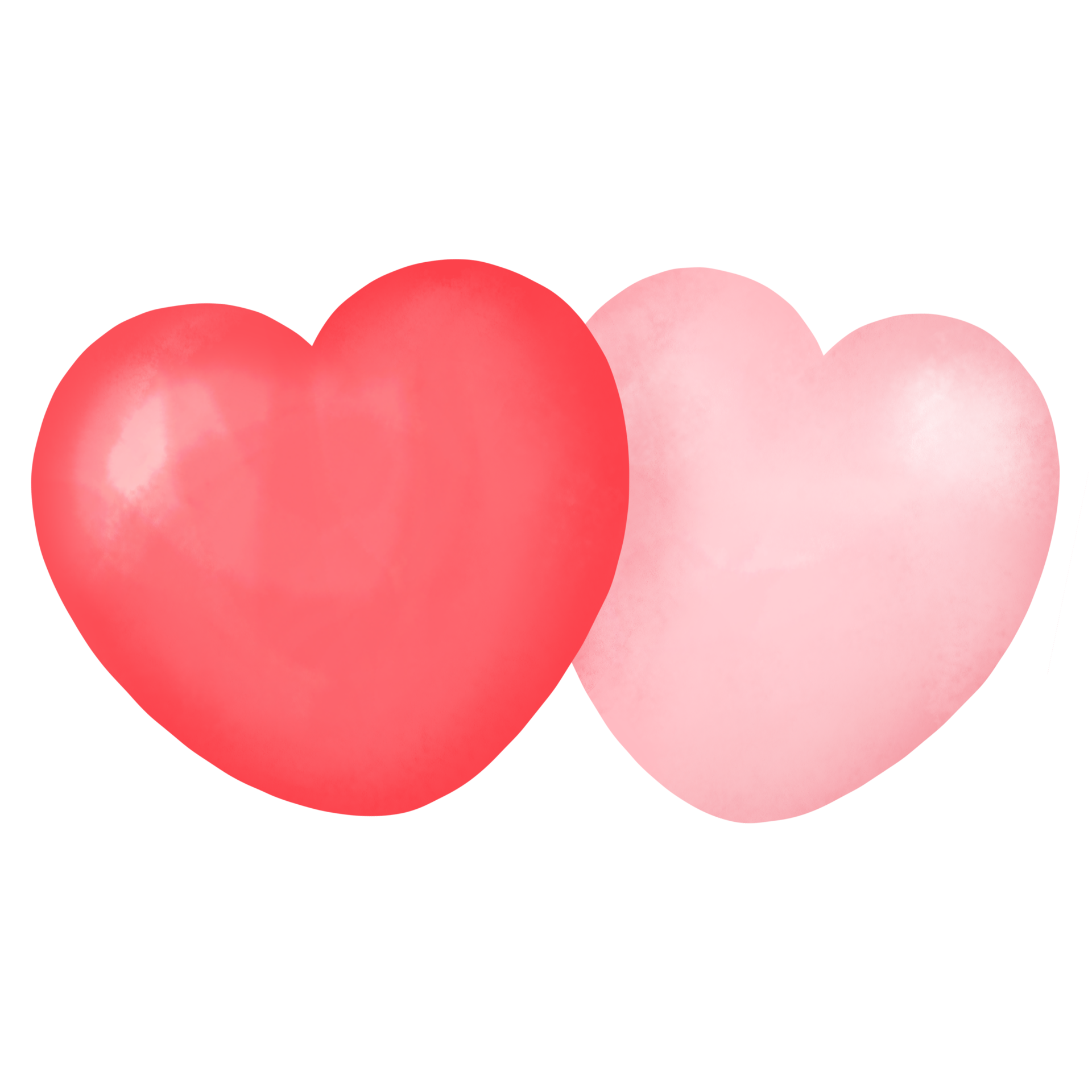 Watercolor Heart Happy Valentine's Day Clipart 11026771 PNG