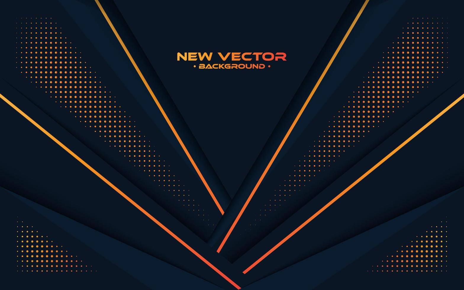 Abstract Luxury Black And Orange Background Overlap Layer On Dark Space