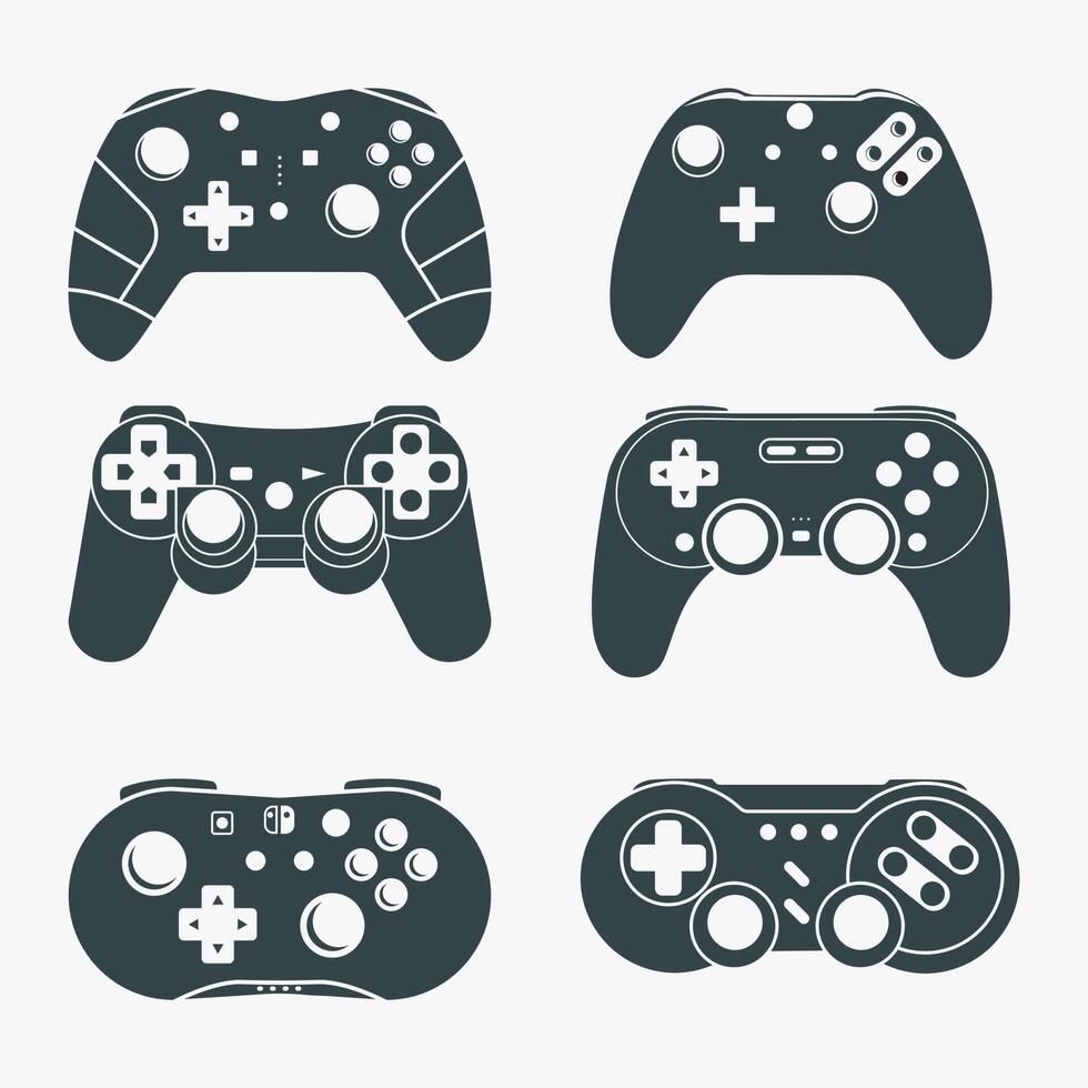 Game controller silhouette, game console vector 11026880 Vector Art at ... Game controller silhouette, game console vector 11026880 Vector Art at ...