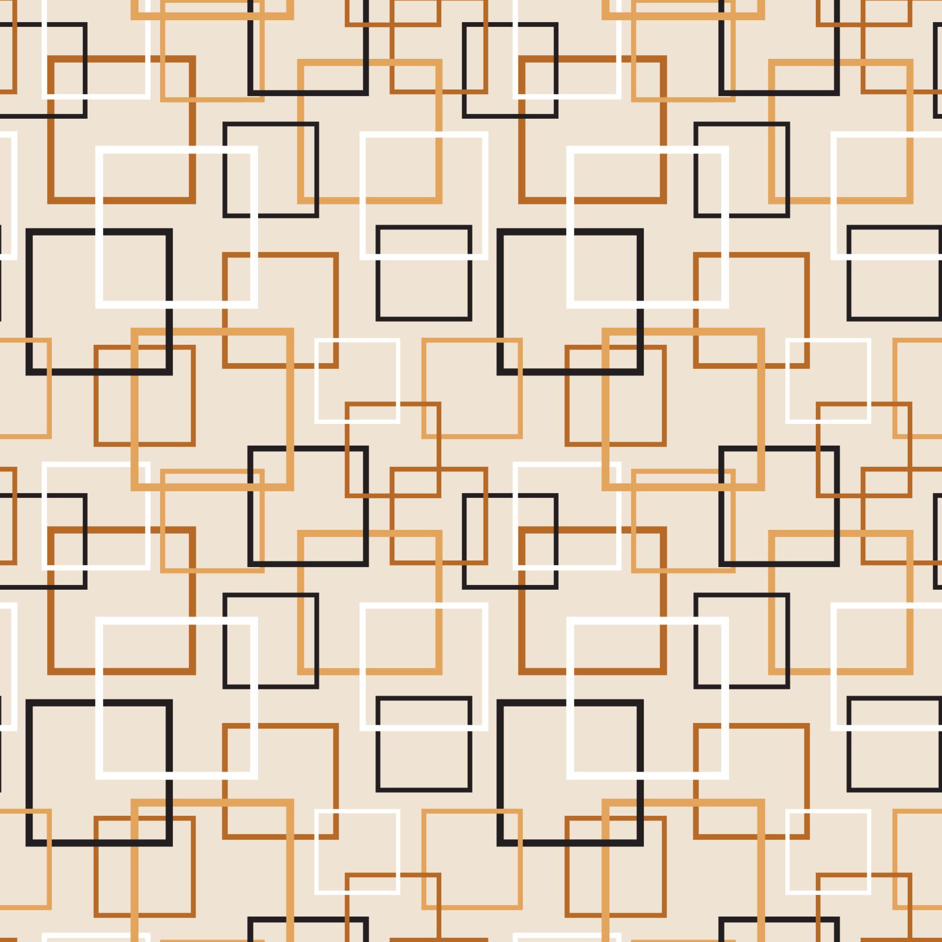 Seamless random squares pattern on beige. Perfect for bedding ...