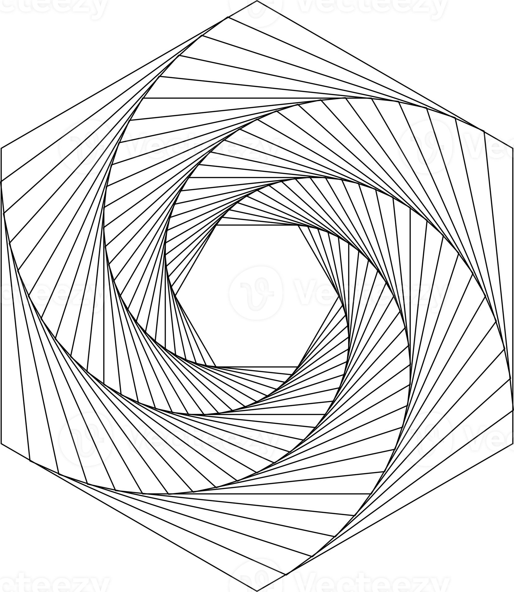 abstract 3D thin line wireframe for futuristic design element 11028229 PNG