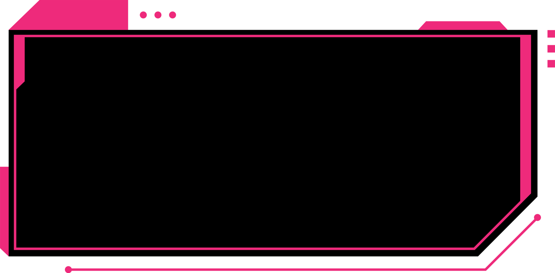 Modern Futuristic Hud Interface Design Element For Copy Space 11028576 Png