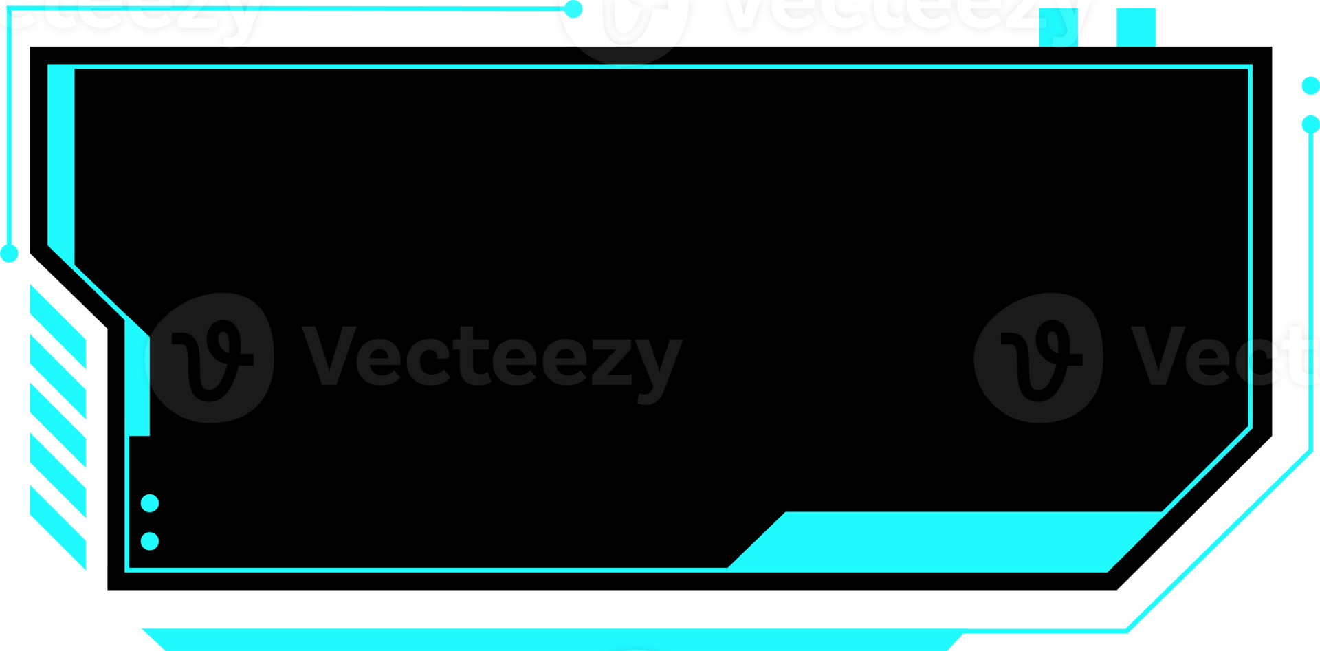 modern futuristic HUD interface design element for copy space 11028582 PNG