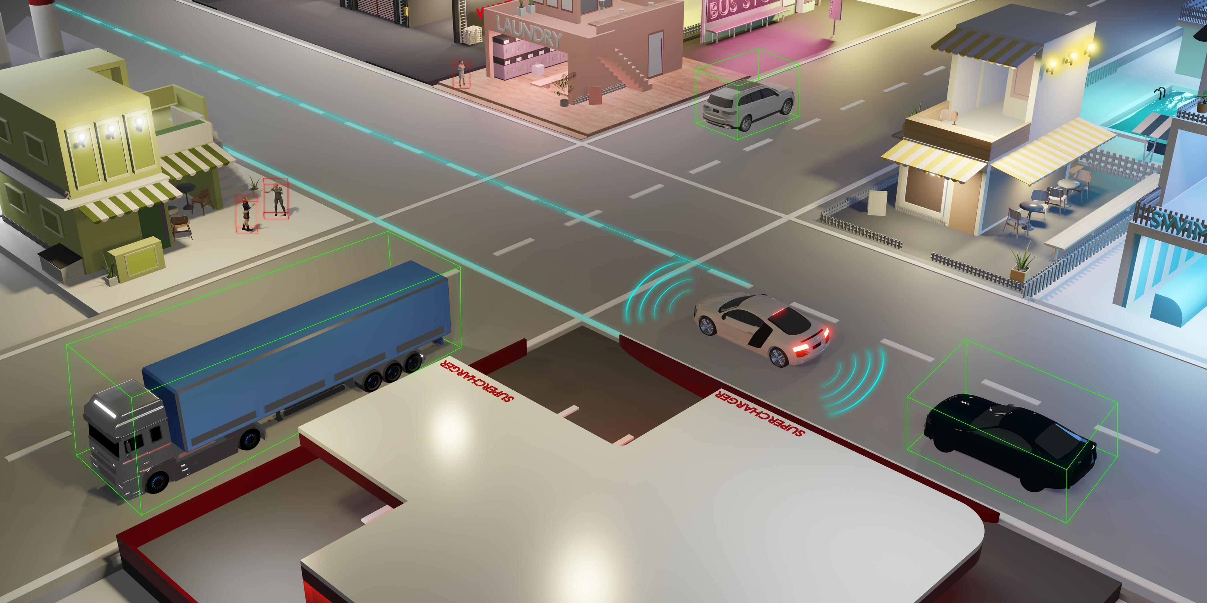 Auto Pilot autonomous car self-driving vehicle car driverless object ... Auto Pilot autonomous car self-driving vehicle car driverless object ...