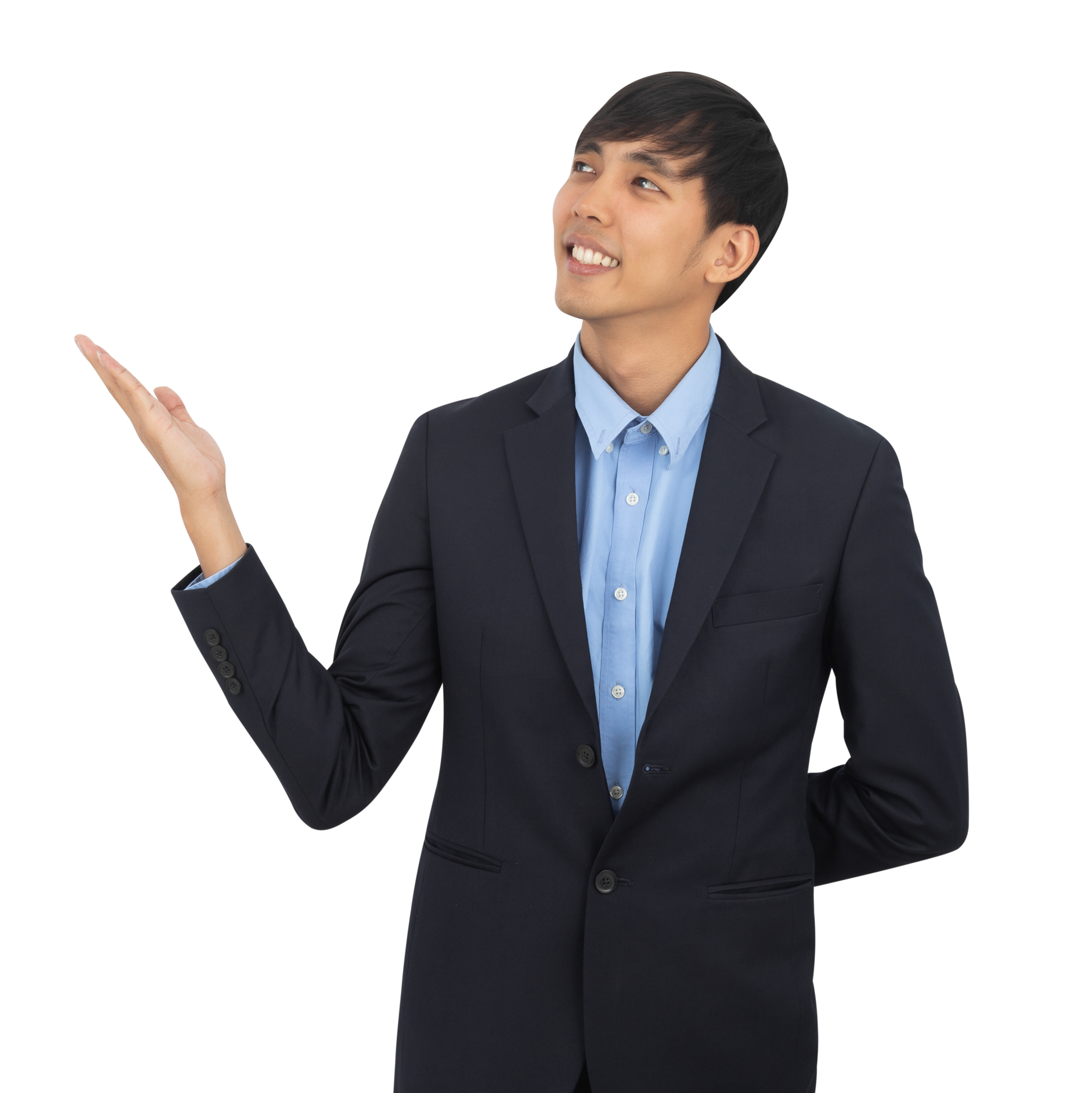 Handsome asian business man cutout, Png file 11036070 PNG