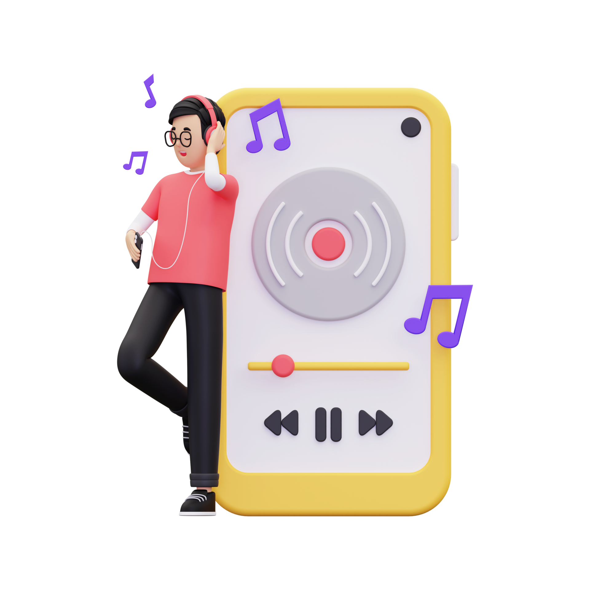 3d music lover illustration 11047989 PNG 3d music lover illustration 11047989 PNG