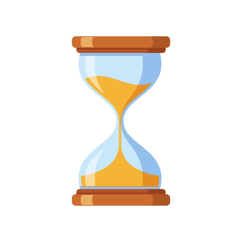 Vector Hourglass Isolated On White Background 11049344 Vector Art At Vecteezy