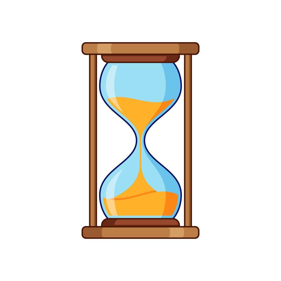 Vector Hourglass Isolated On White Background 11049352 Vector Art At Vecteezy