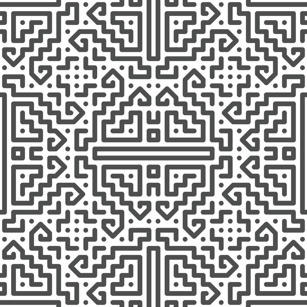 Abstract seamless geometric shape lines pattern 11051567 Vector Art at ...