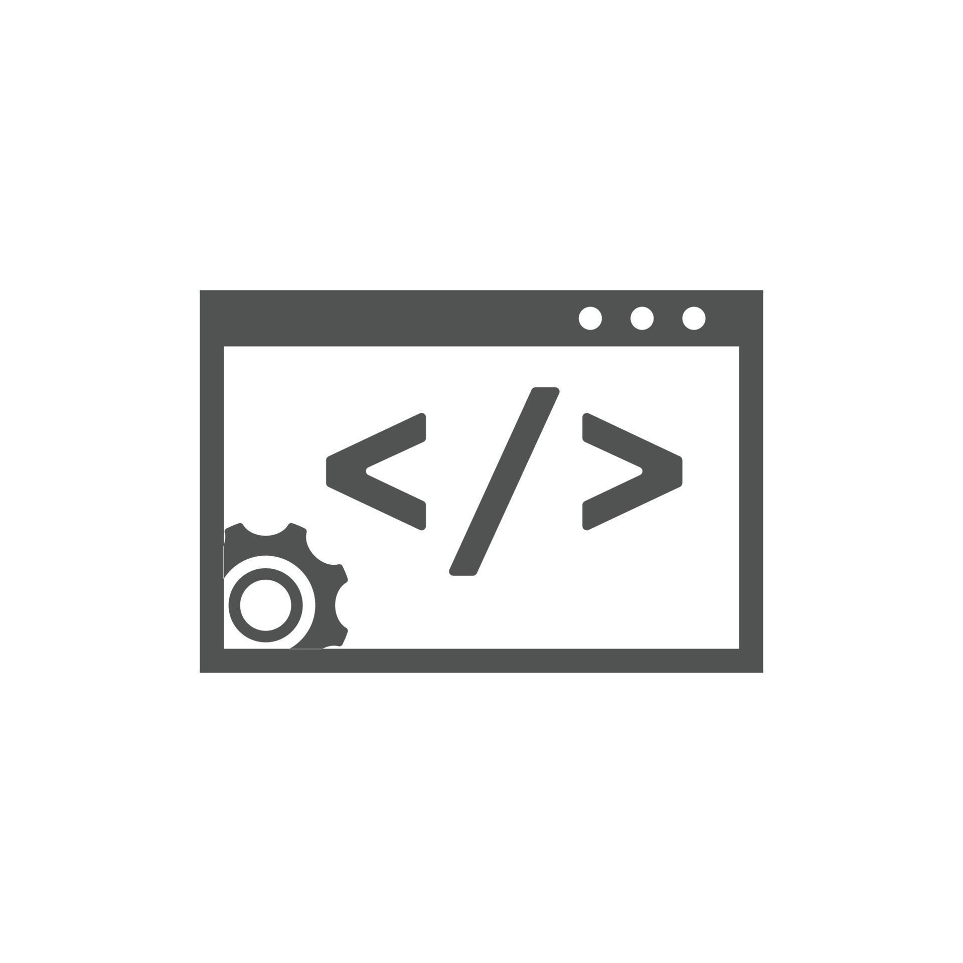 Custom coding icons Vector illustration. modern style Custom coding symbol 11052442 Vector Art ...