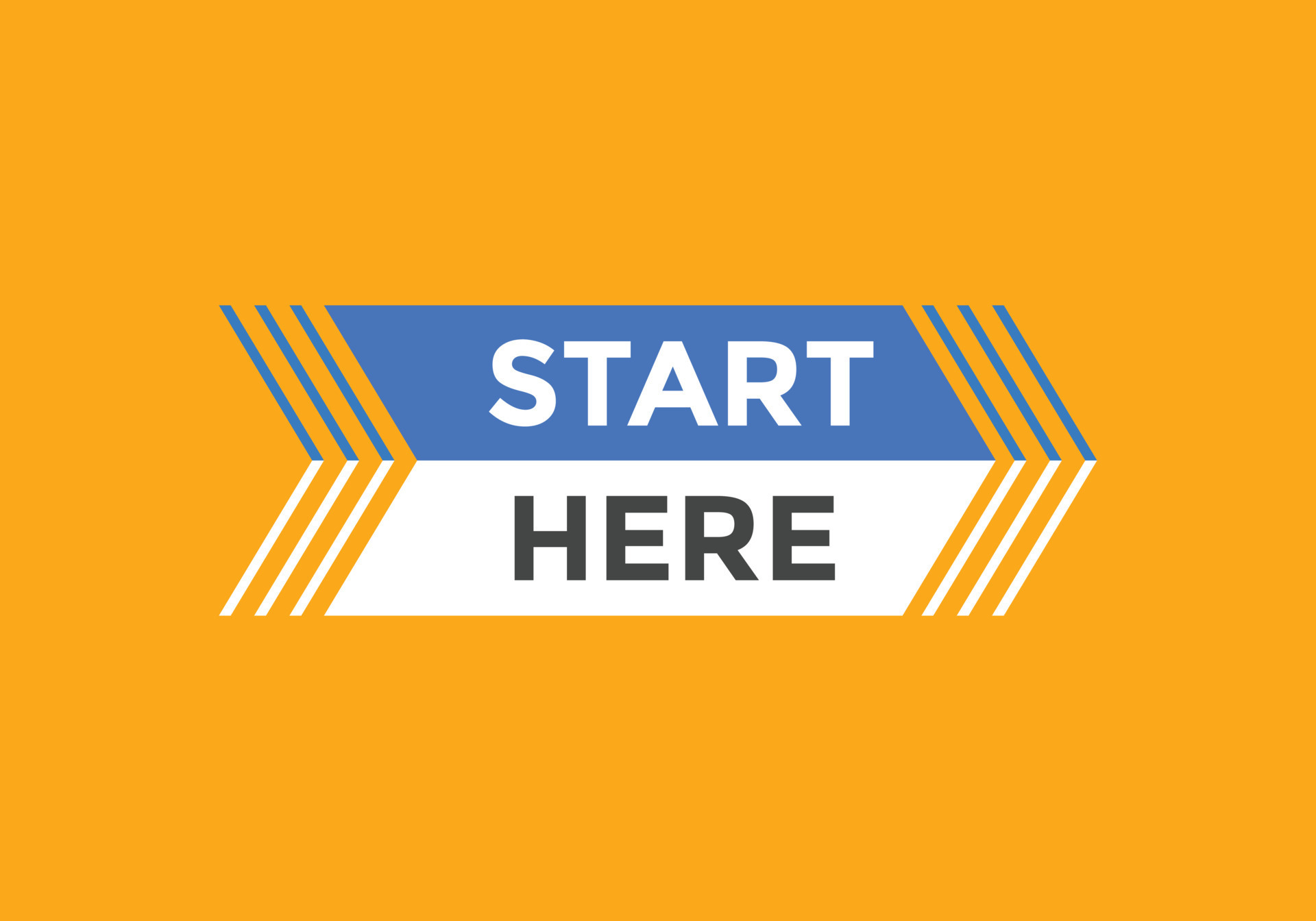 Start here button. Start here speech bubbles. Start here text web template. Vector Illustration ...