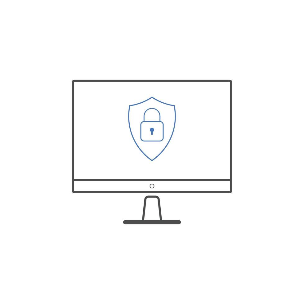 Web Security Line Icons Website Security Shield Protection Icon Symbol 11052513 Vector Art At