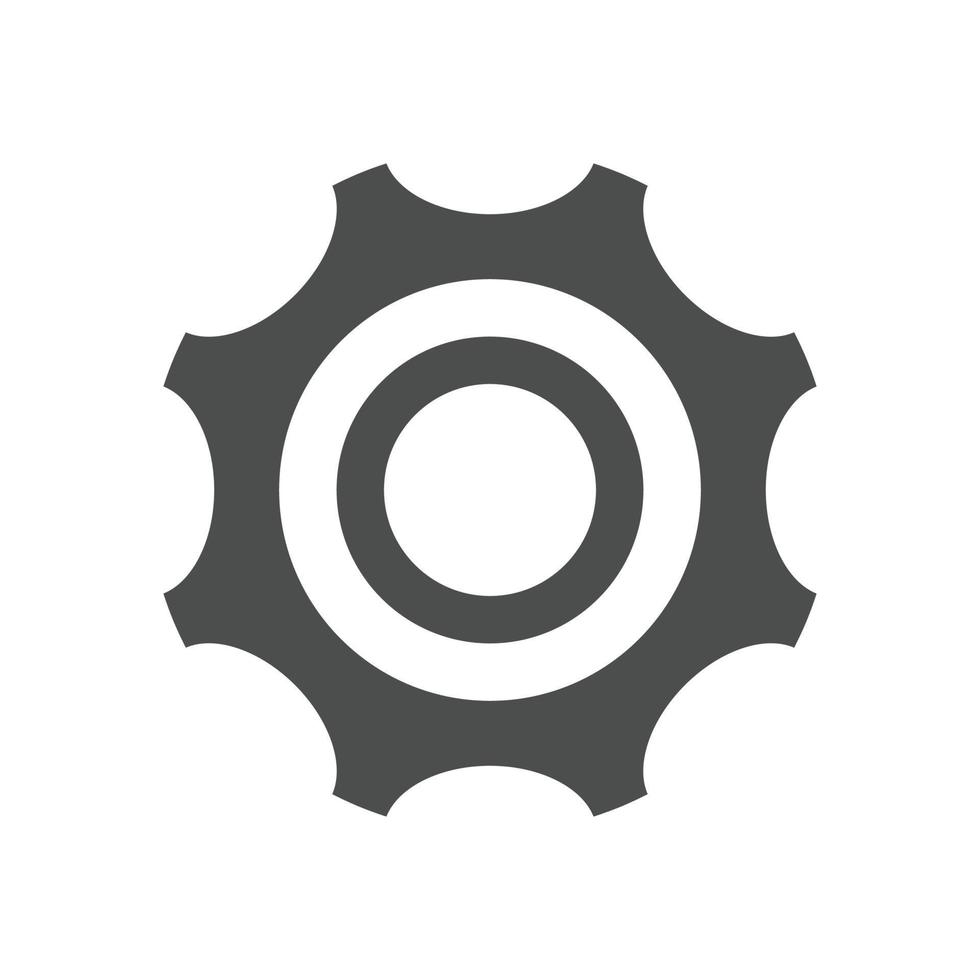 Setting icon for apps or web interface with button. Set of settings, Gear, Cog icon vector with ...