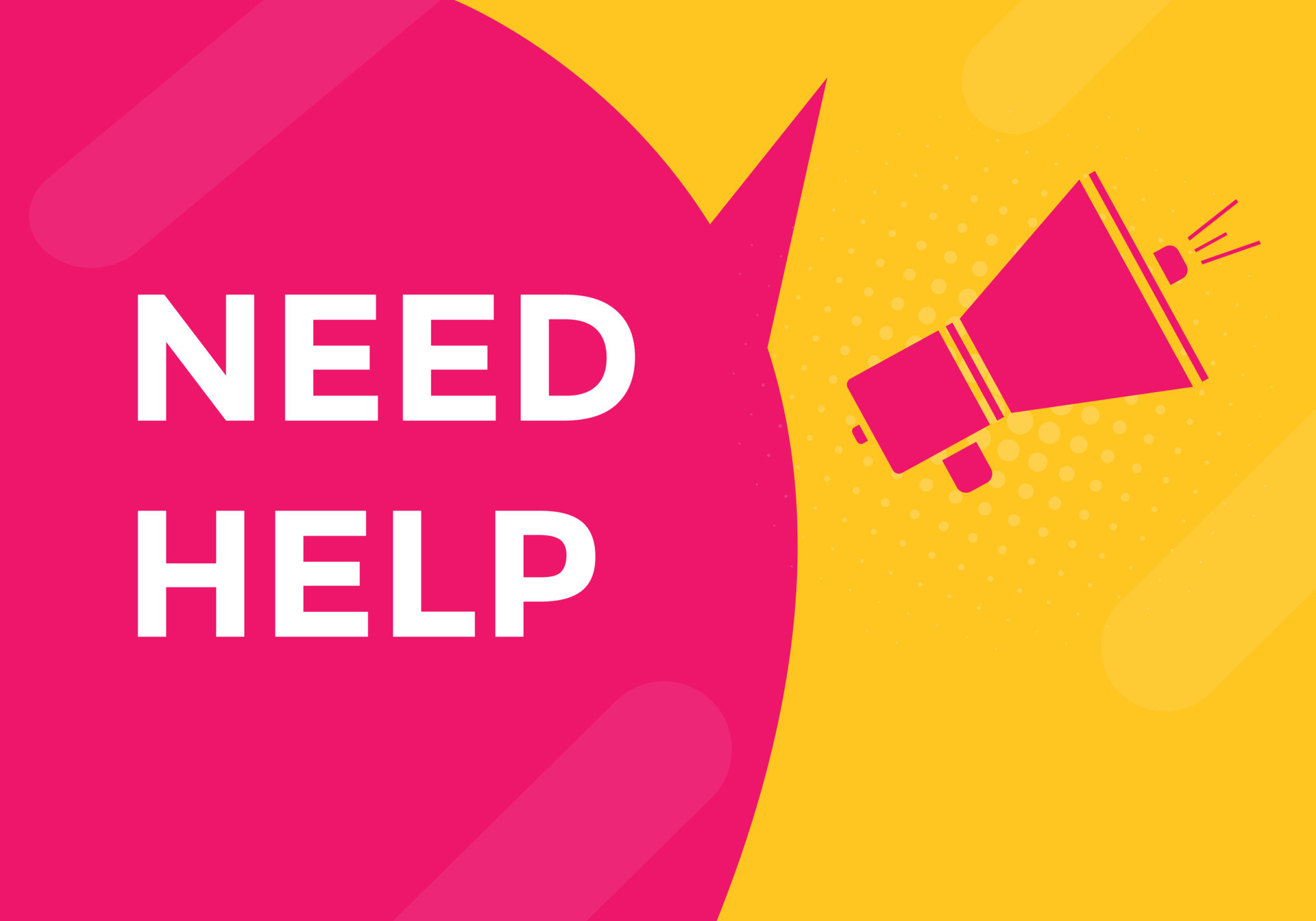 Need help button. Need help speech bubble. Need help text web template ...