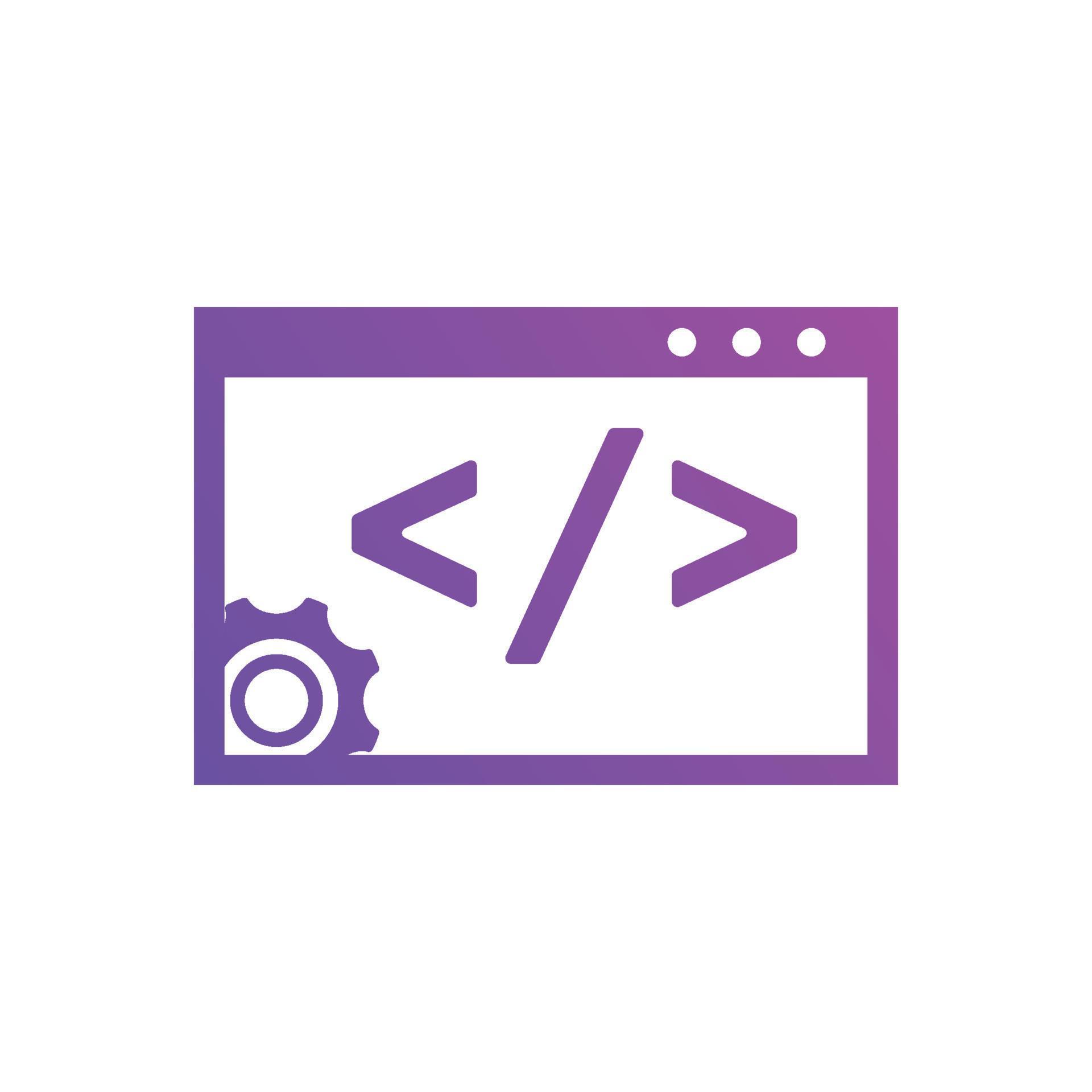 Custom Coding Icons Vector Illustration Modern Style Custom Coding Symbol 11054905 Vector Art