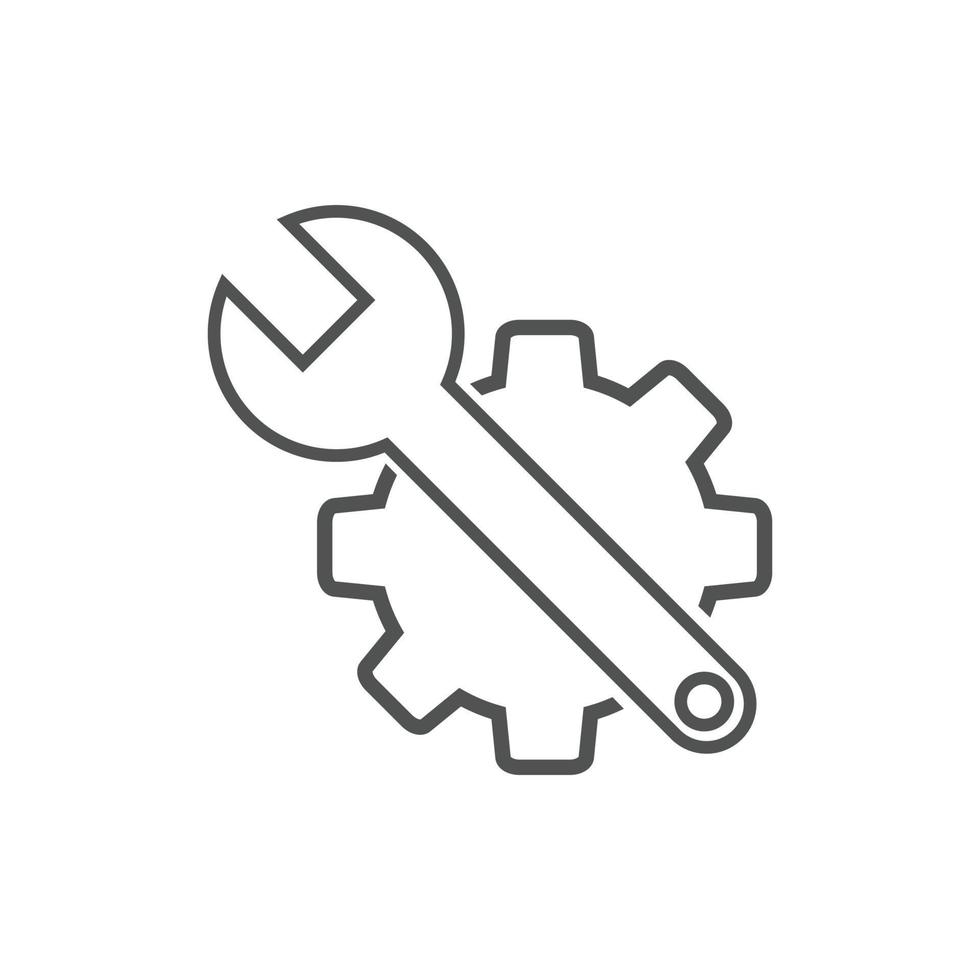 Ilustración de vector de icono de soporte técnico. soporte técnico para seo, sitio web y ...