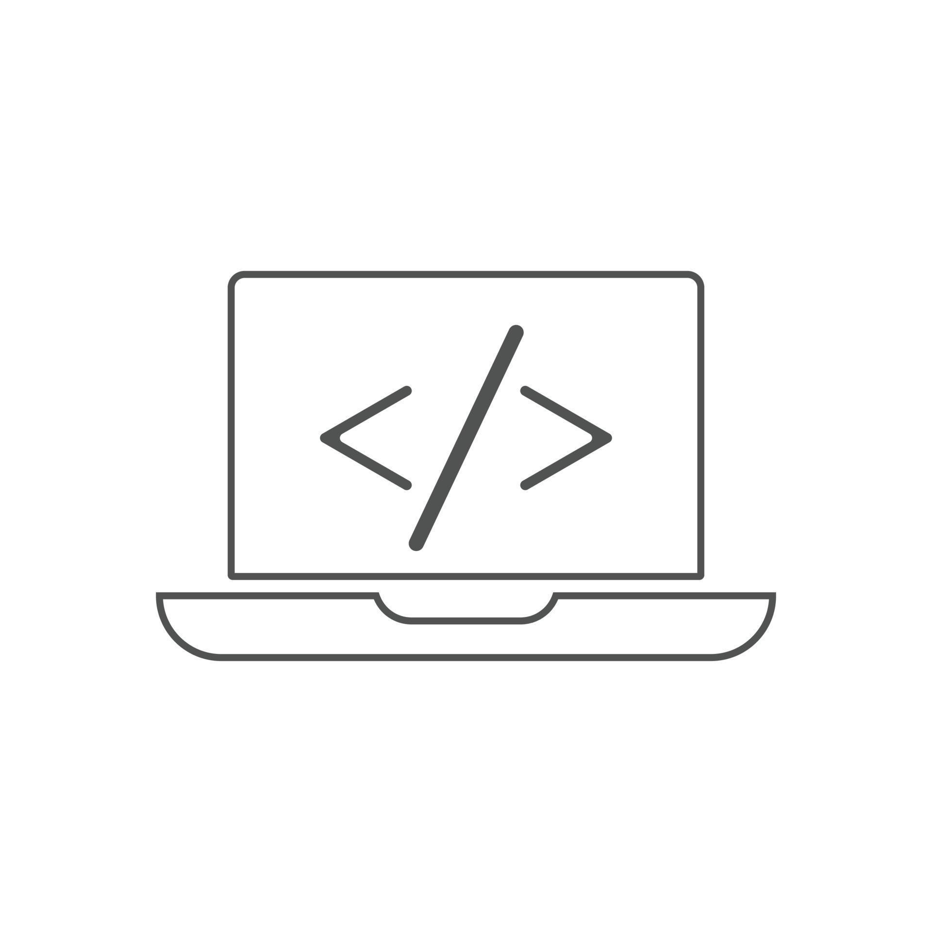 Custom Coding Icons Vector Illustration Modern Style Custom Coding