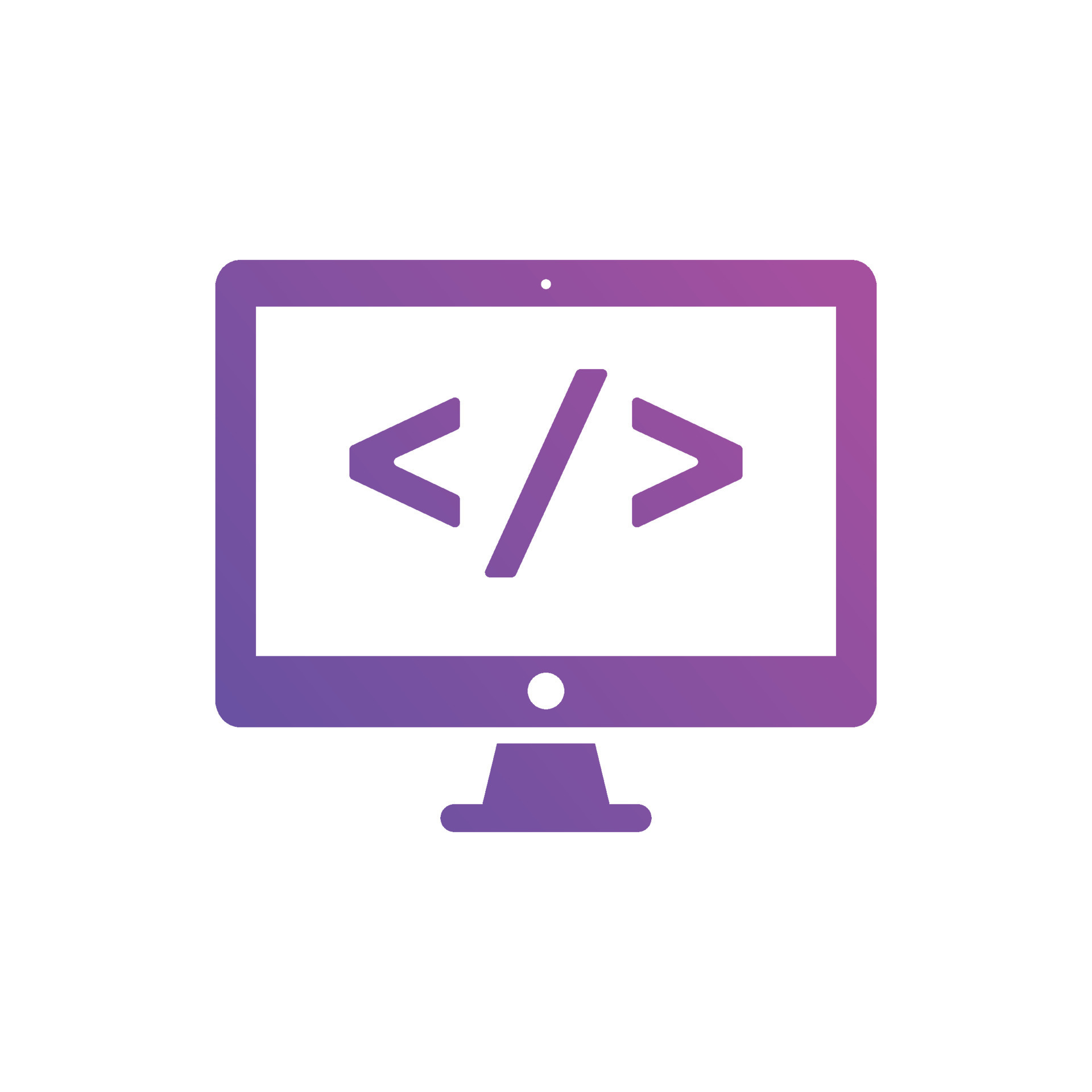 Custom Coding Icons Vector Illustration Modern Style Custom Coding