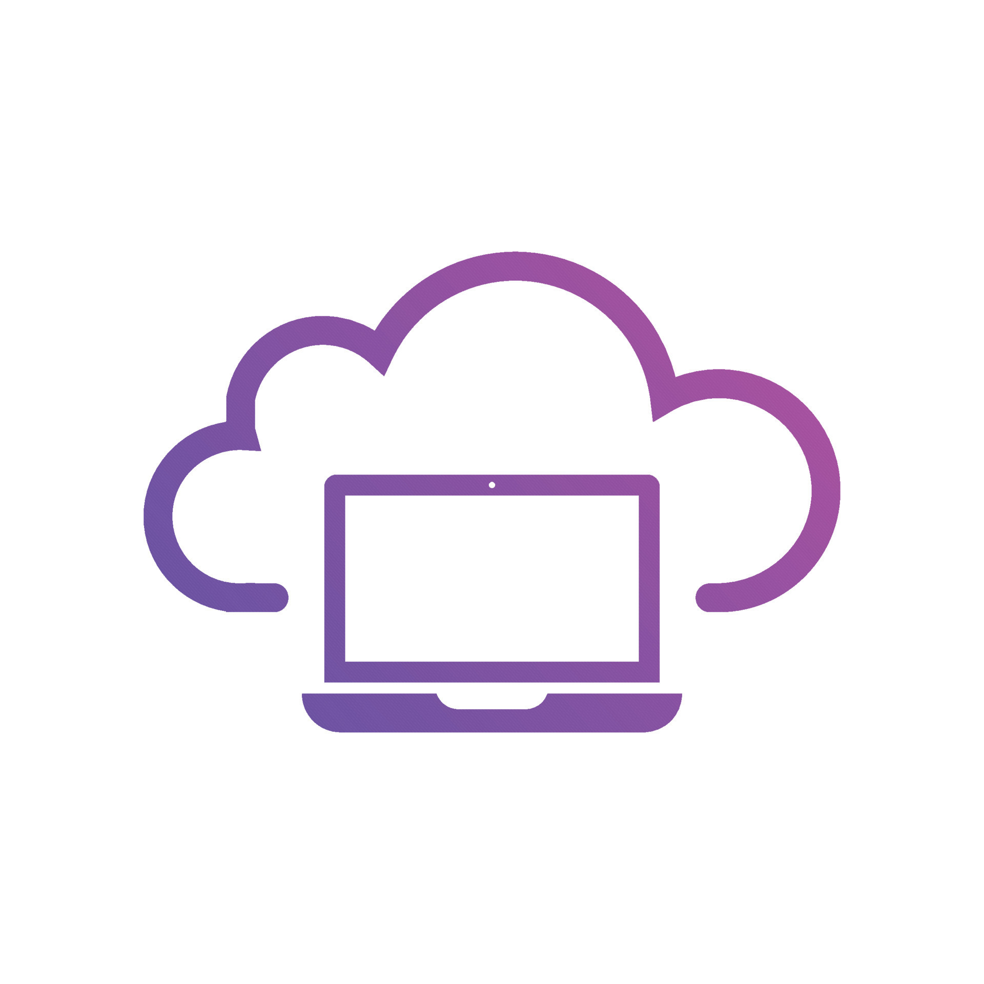 Cloud Computing Icon Vector Illustration Cloud Computing Symbol For