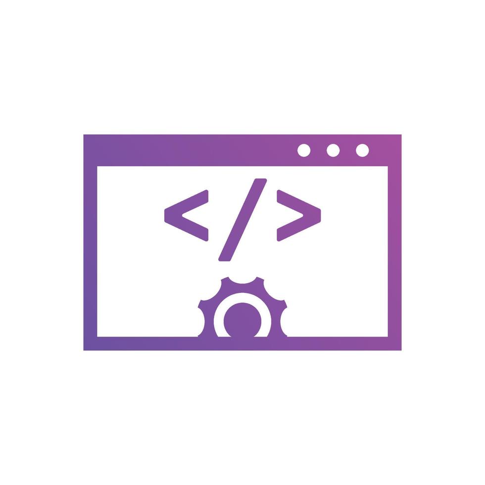 Custom Coding Icons Vector Illustration Modern Style Custom Coding Symbol 11059705 Vector Art