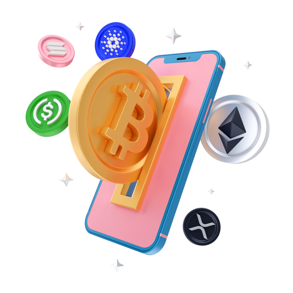 Cryptocurrency 3D Illustration 11064650 PNG Cryptocurrency 3D Illustration 11064650 PNG