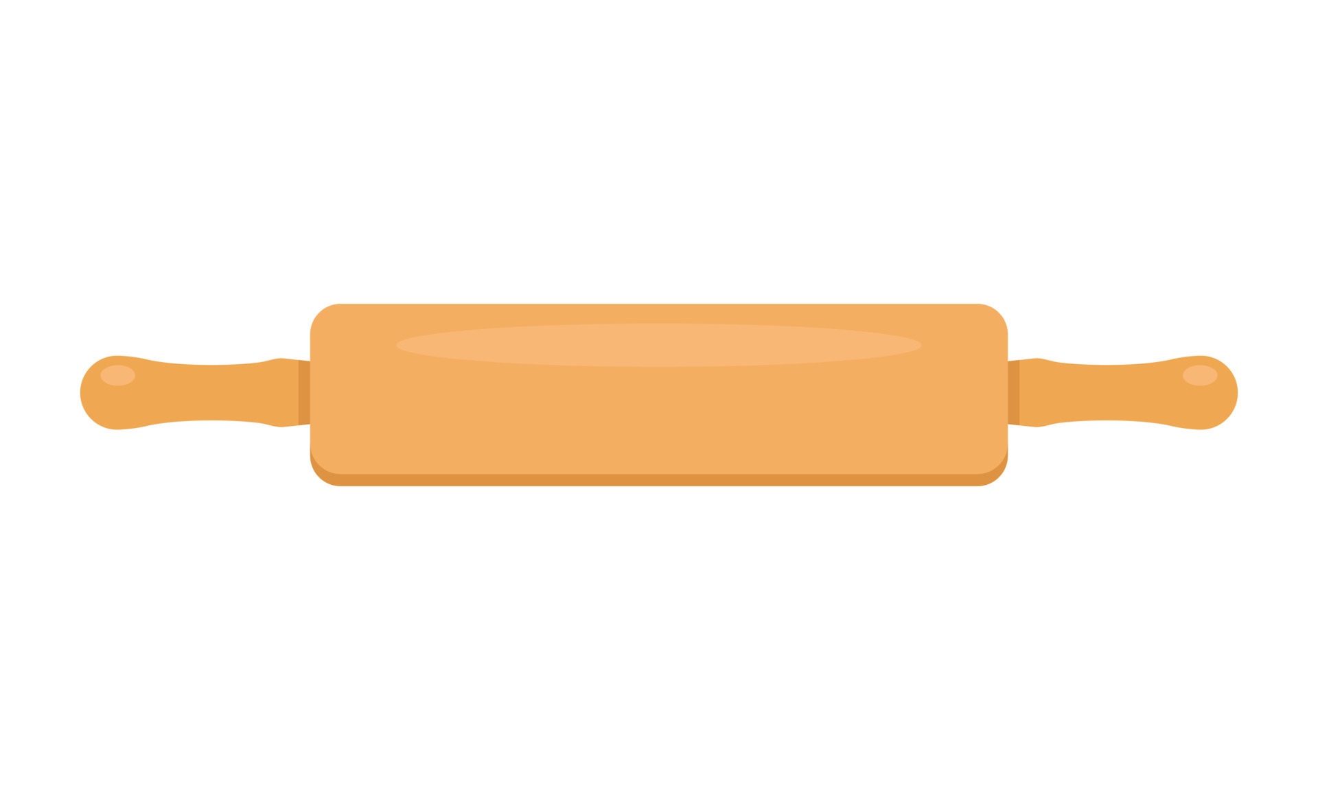Wooden rolling pin clipart vector illustration. Rolling pin flat vector ... Wooden rolling pin clipart vector illustration. Rolling pin flat vector ...