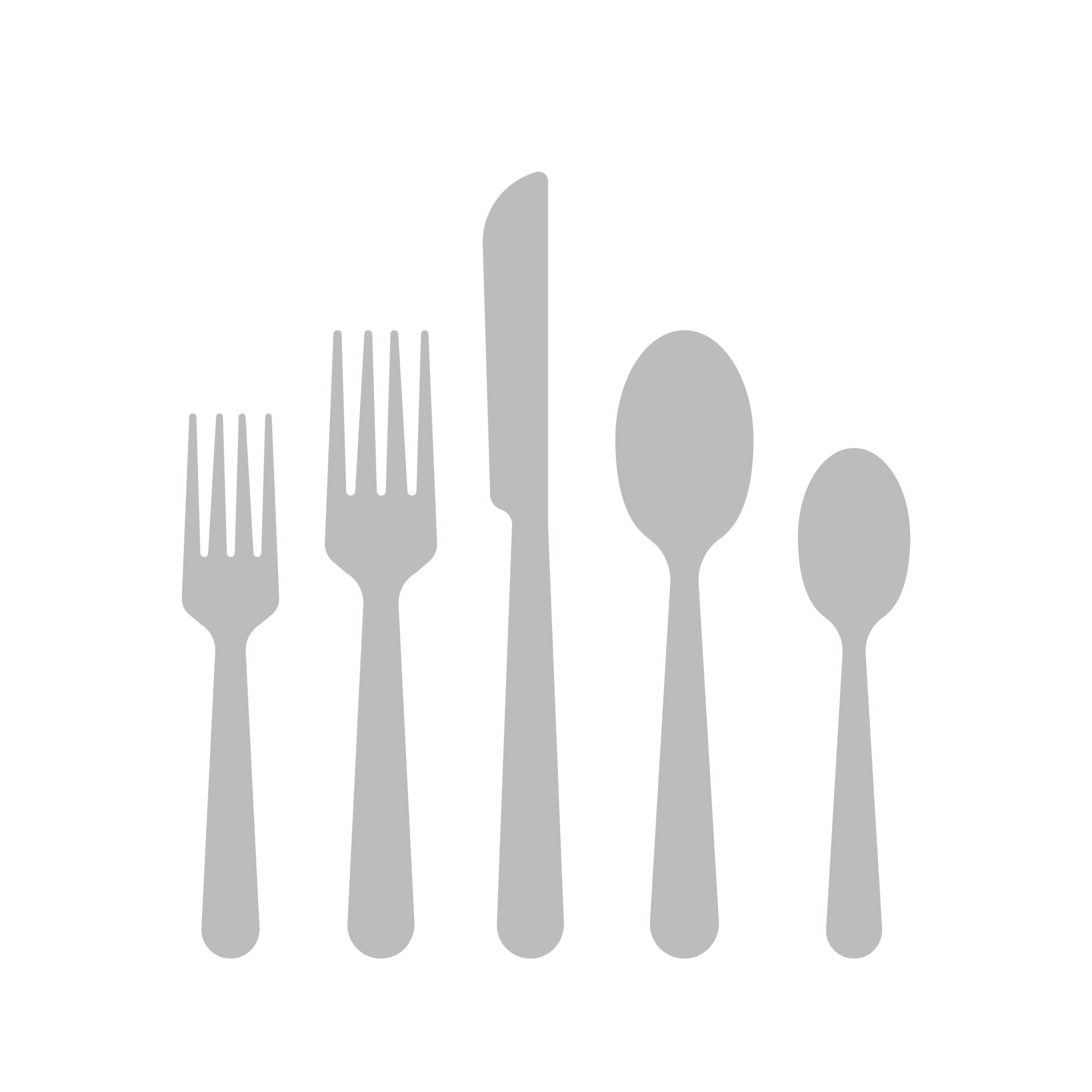 Cutlery Set With Fork Spoon And Knife Clipart Vector Illustration Simple Cutlery Flat Style