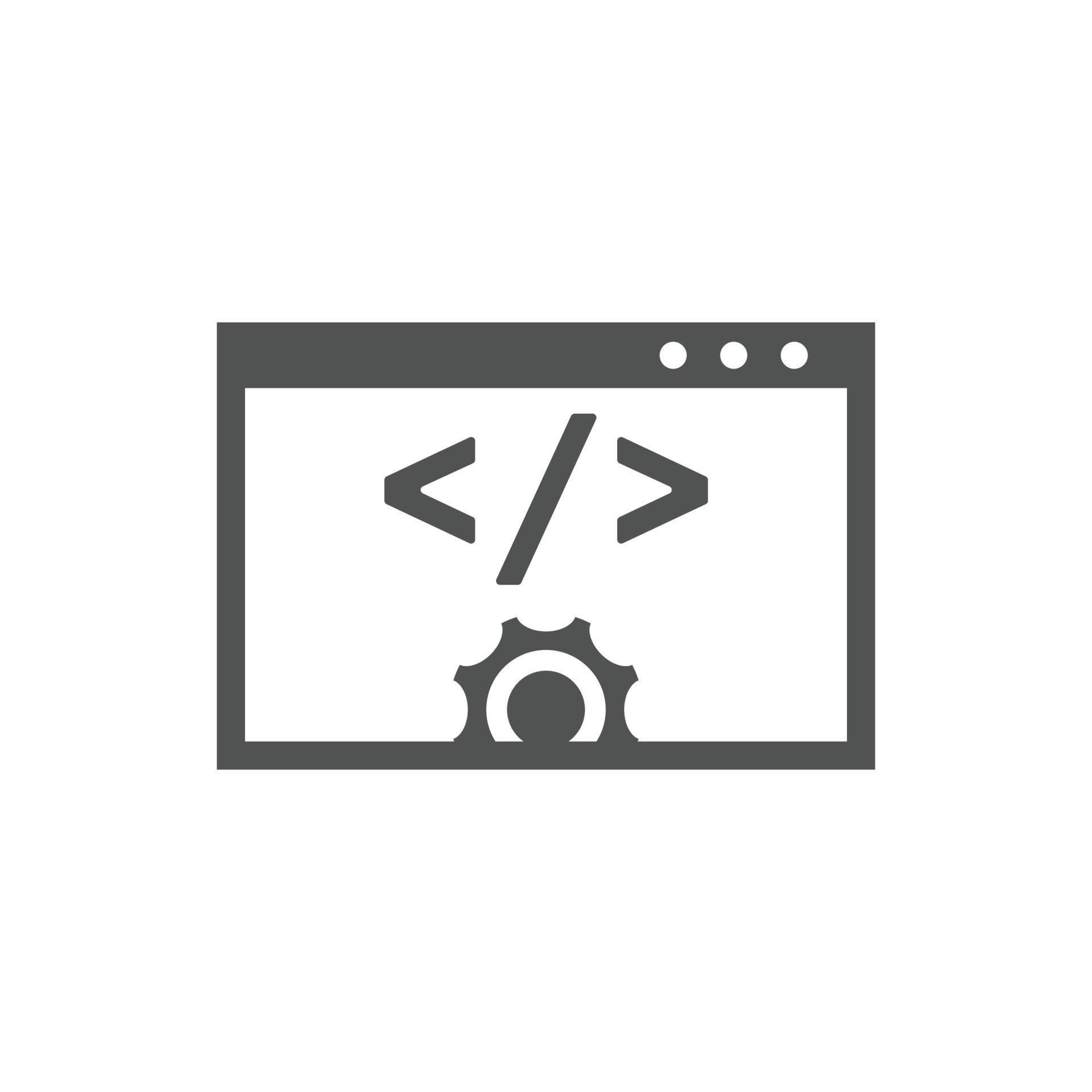 Custom Coding Icons Vector Illustration Modern Style Custom Coding Symbol 11065978 Vector Art