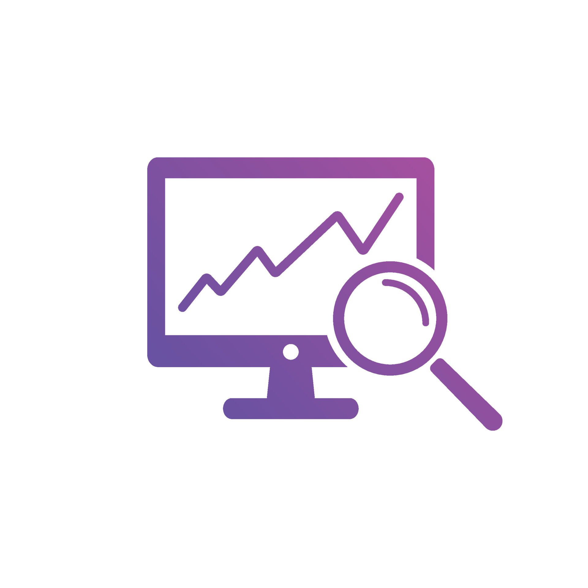 Seo Monitoring Icon Vector Illustration Digital Marketing Element Concept For Seo And Website