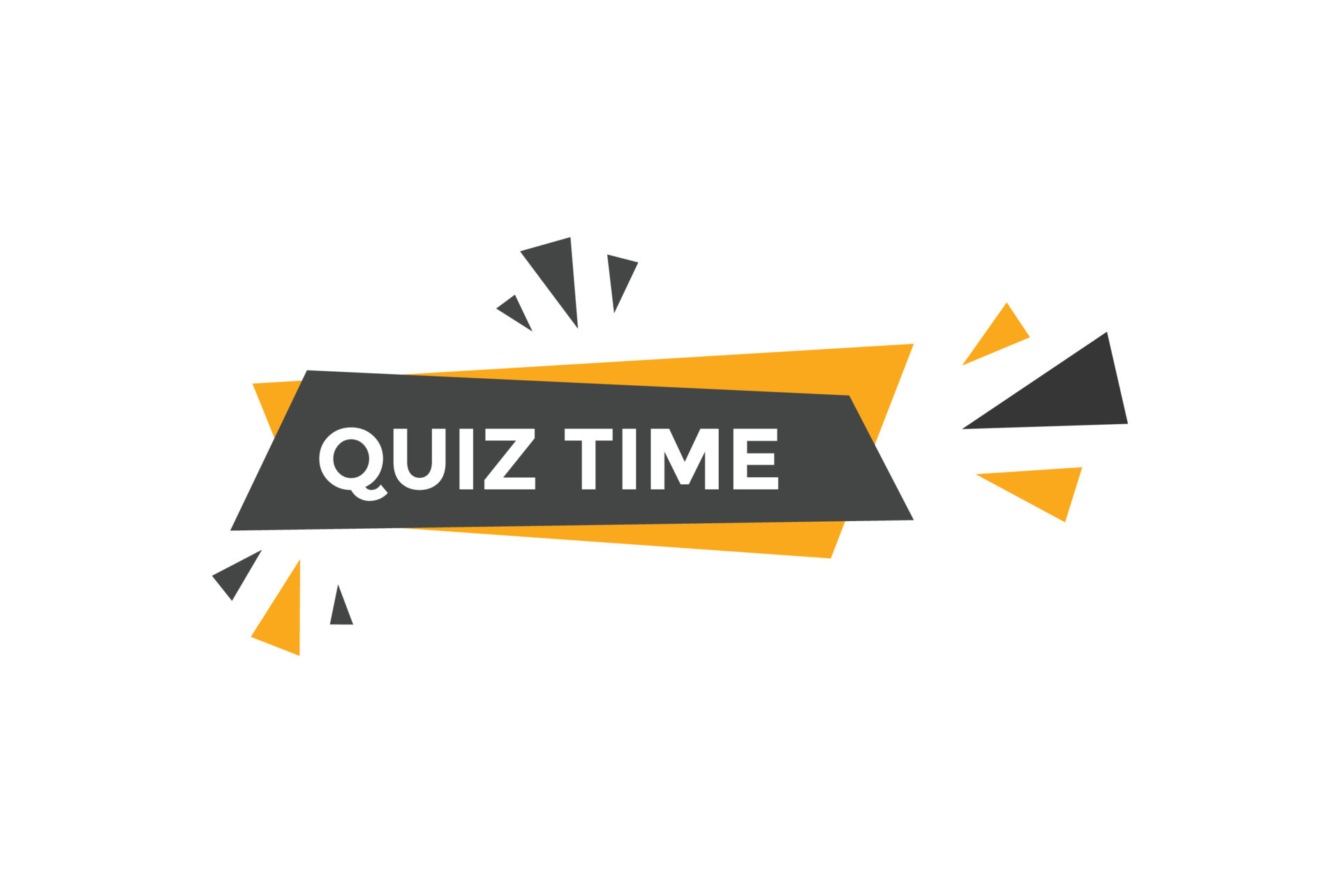 Quiz Time Button Quiz Time Speech Bubble Quiz Time Text Web Template