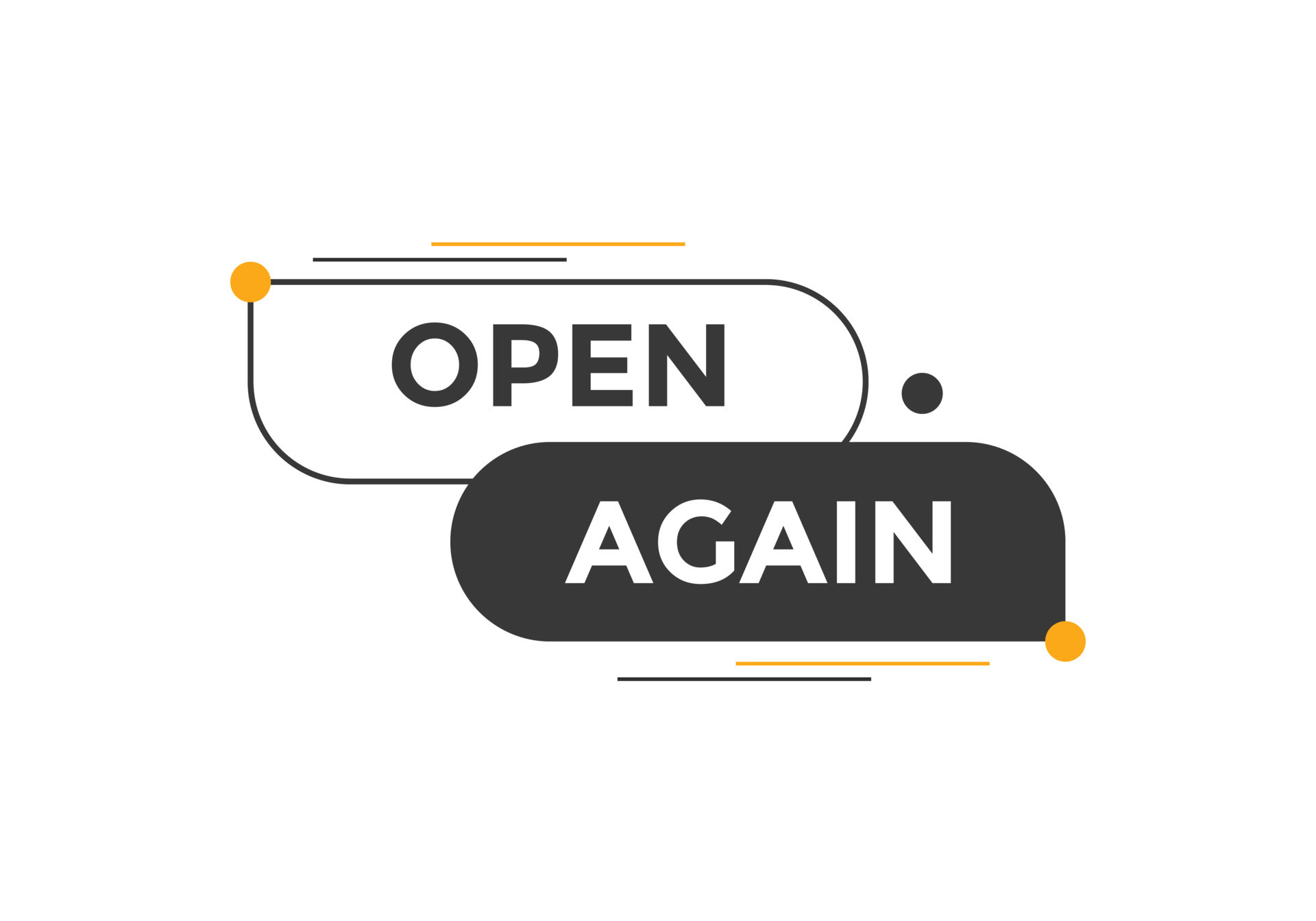 Open again button. Open again speech bubble. Open again text web ... Open again button. Open again speech bubble. Open again text web ...