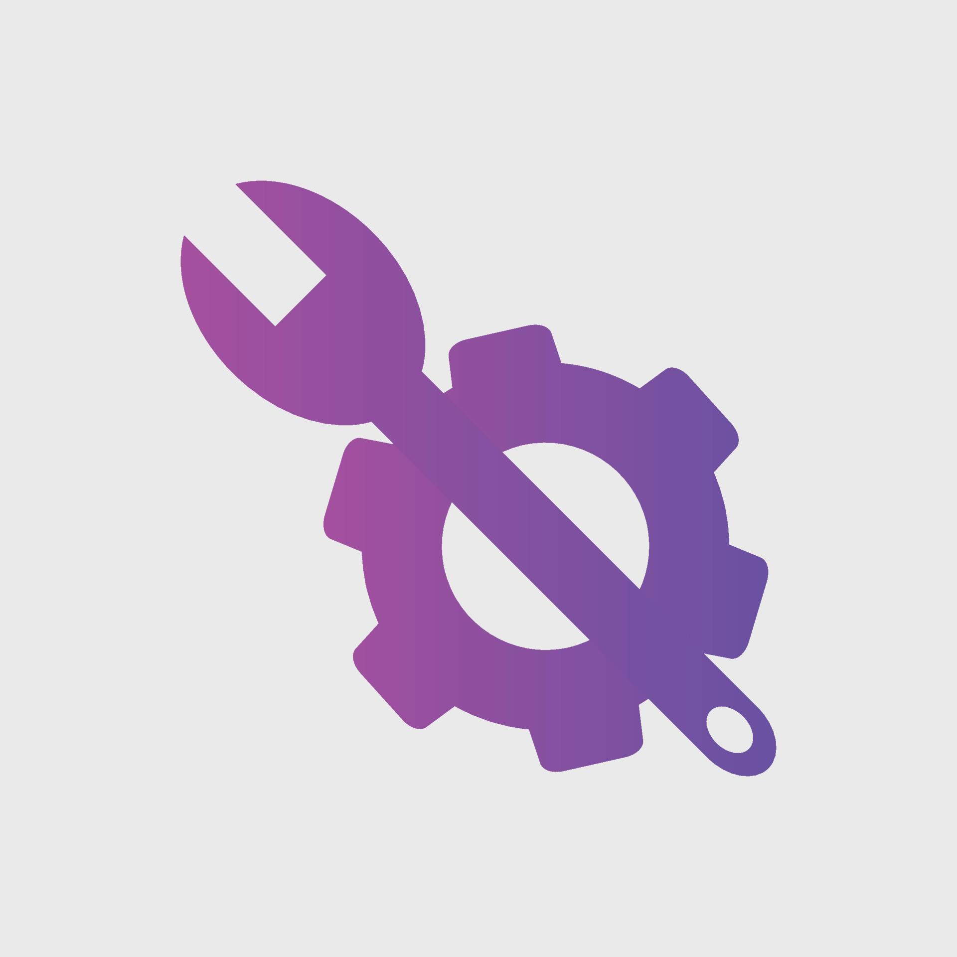 Setting Gear Line Icon Symbol For Ui Social Media Website Isolated On
