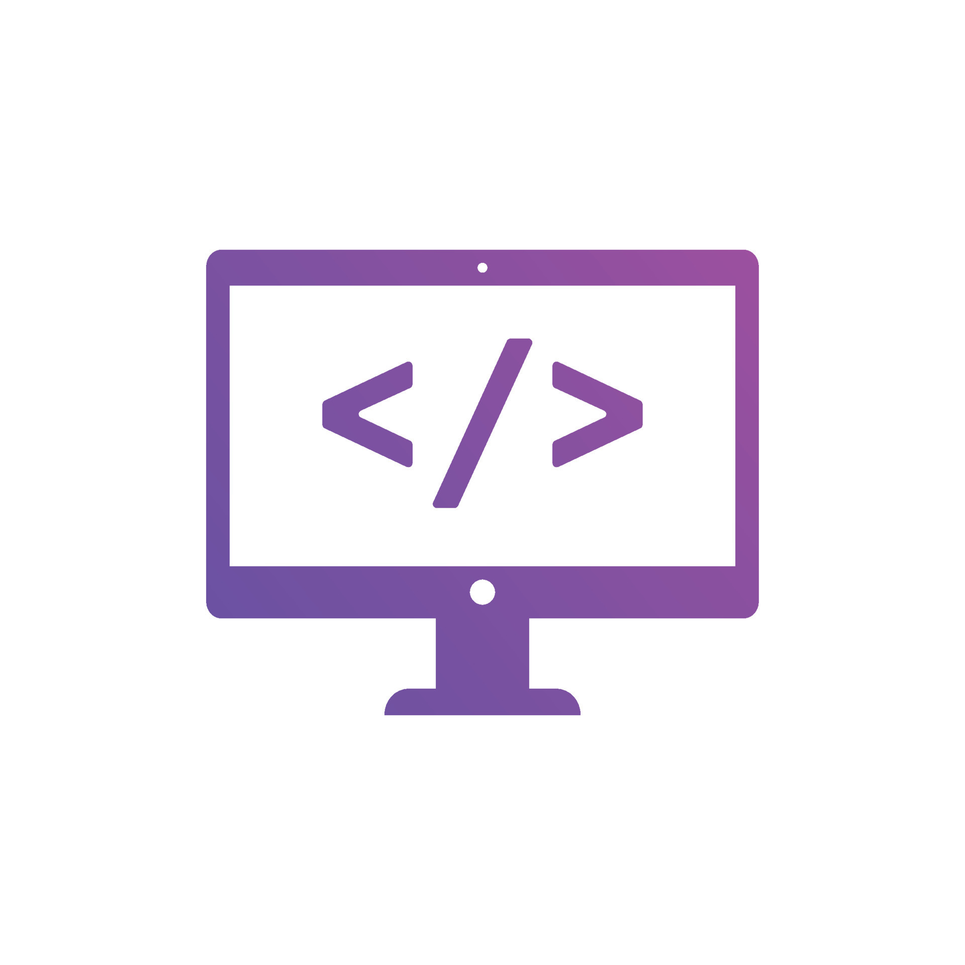 Custom coding icons Vector illustration. modern style Custom coding ...