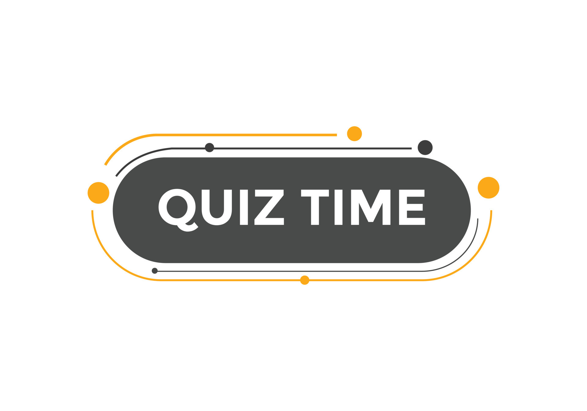 Quiz Time Button Quiz Time Speech Bubble Quiz Time Text Web Template