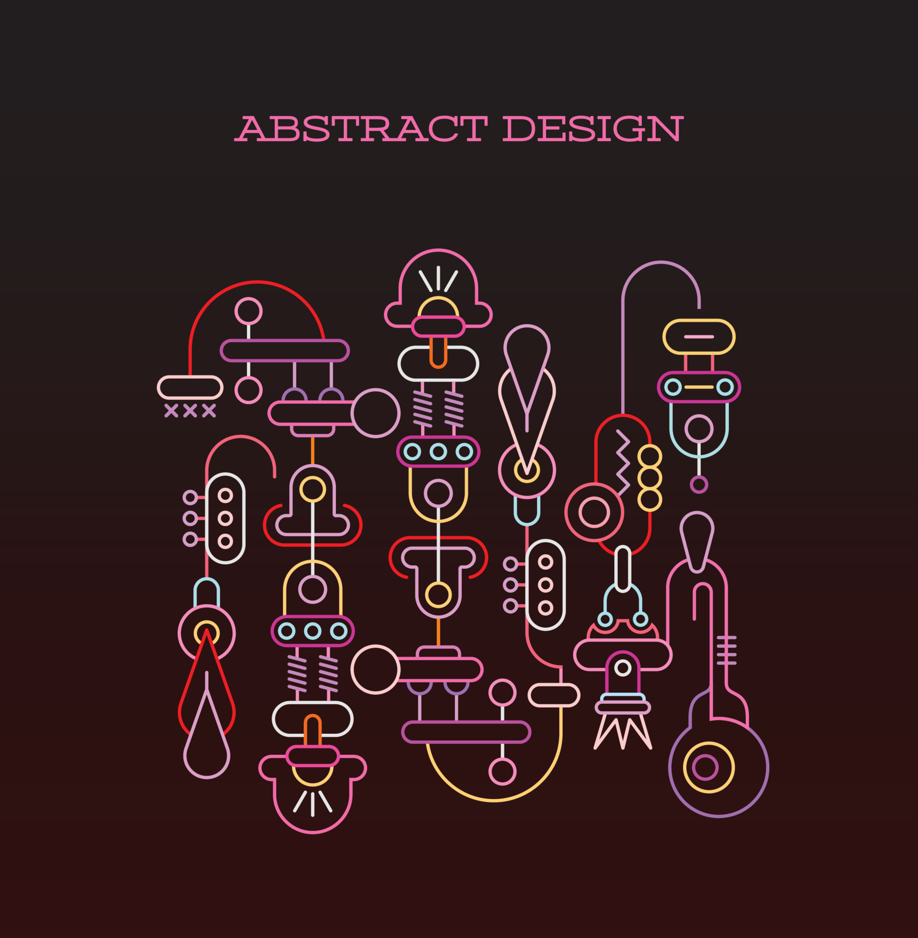 Abstract Design vector 11071261 Vector Art at Vecteezy