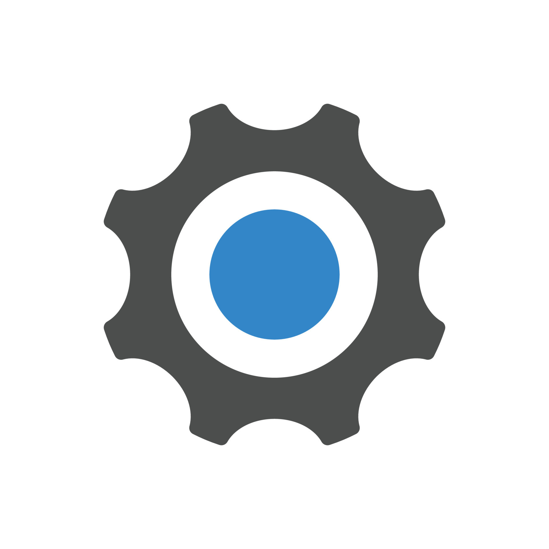 Setting Icon For Apps Or Web Interface With Button Set Of Settings Gear Cog Icon Vector With
