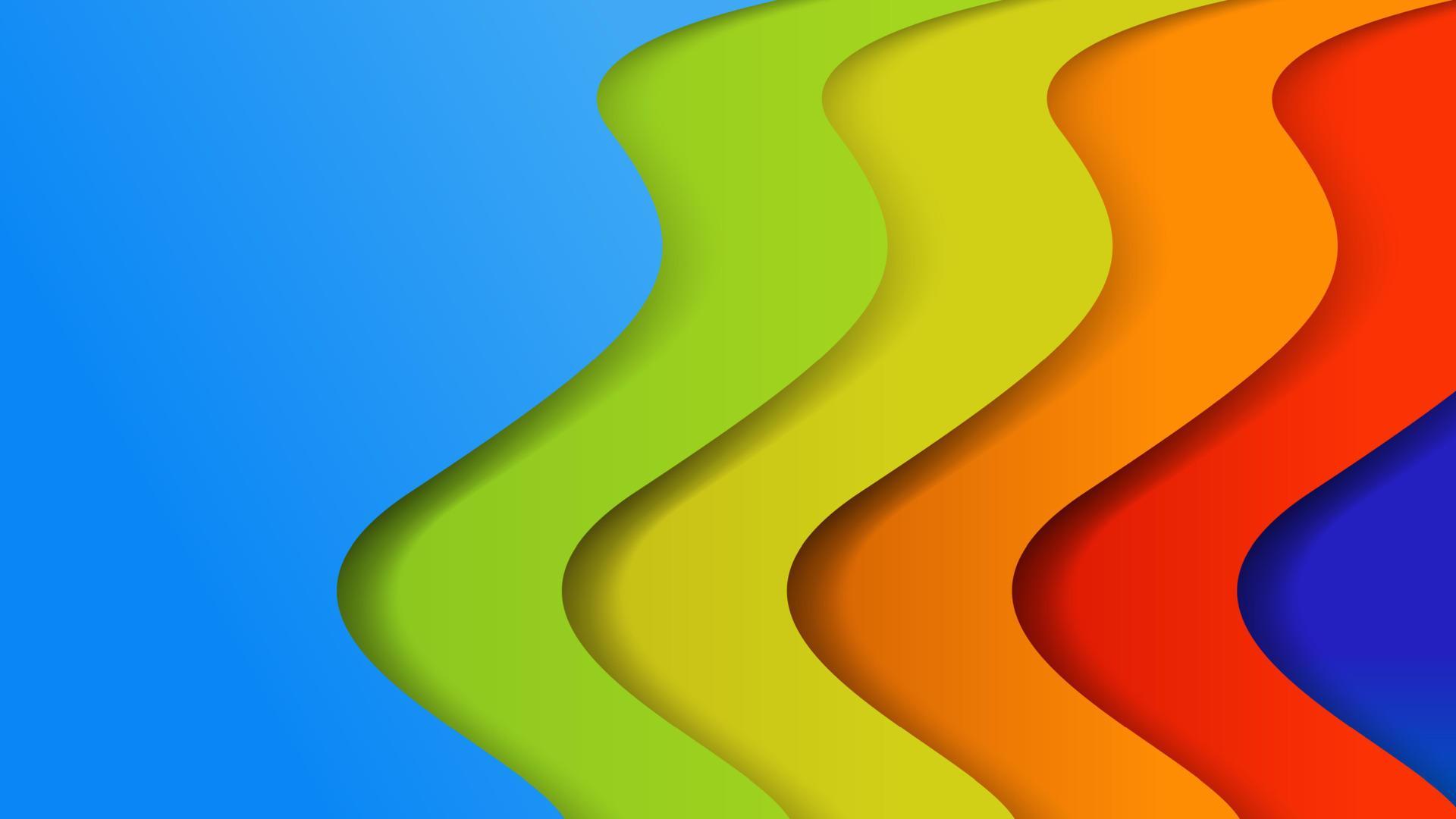 abstract colorful wavy background 11072687 Vector Art at Vecteezy