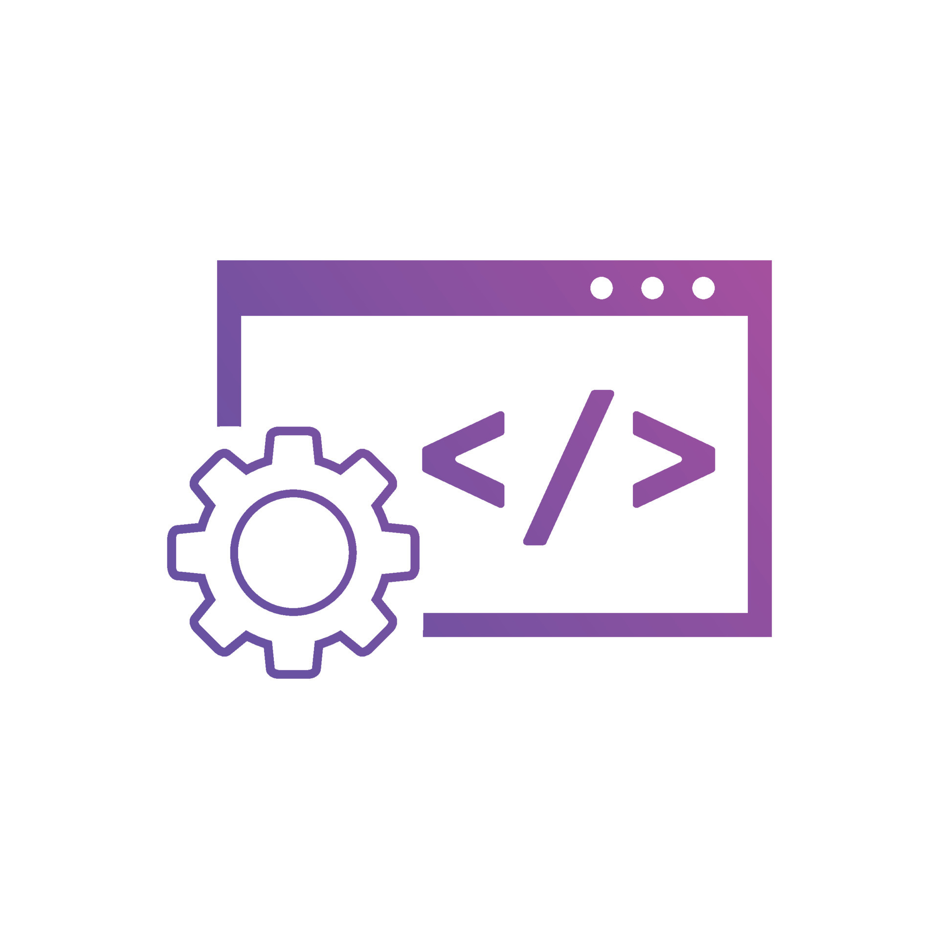 Custom Coding Icons Vector Illustration Modern Style Custom Coding Symbol 11073369 Vector Art