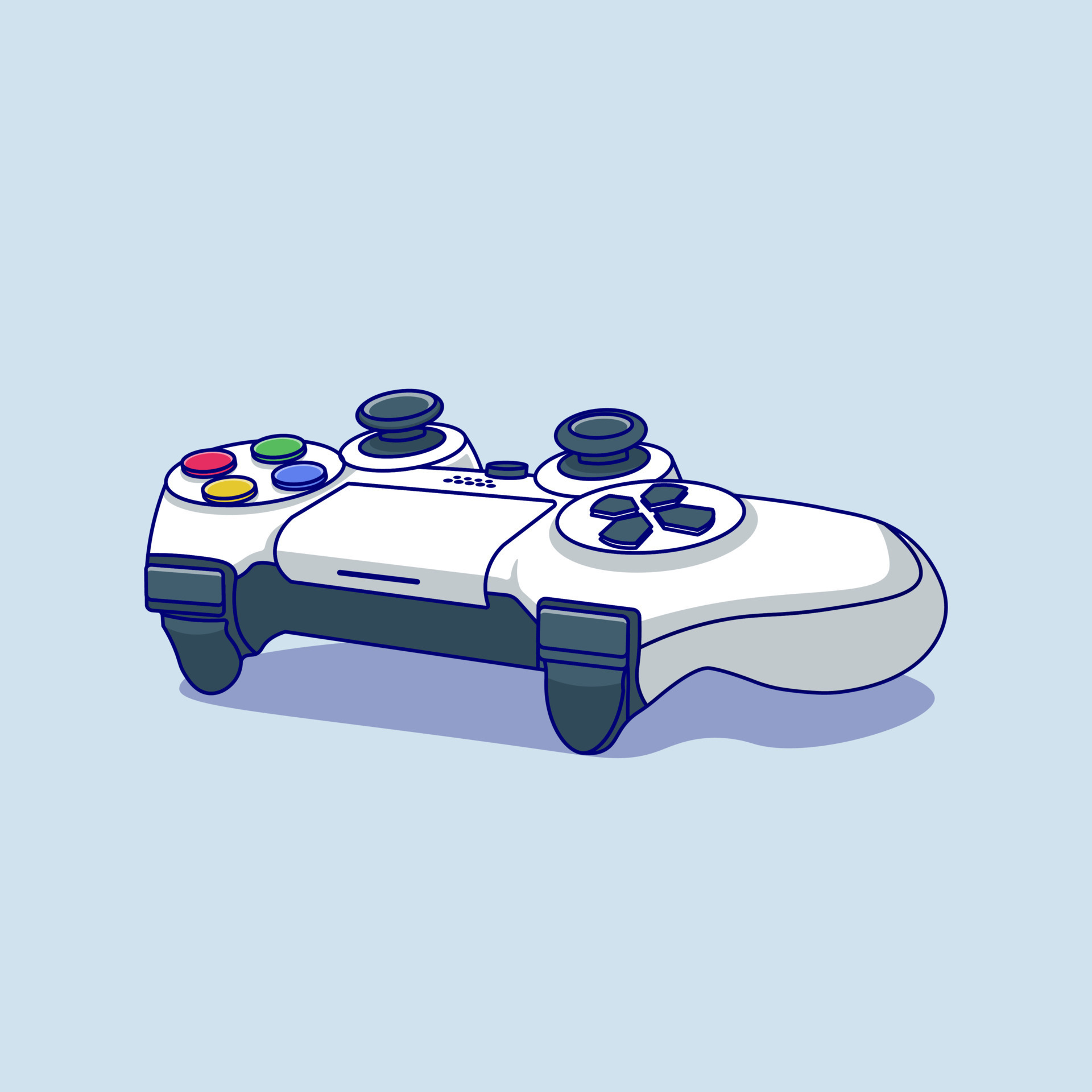 controller vector icon illustration isolated 11074061 Vector Art at ...