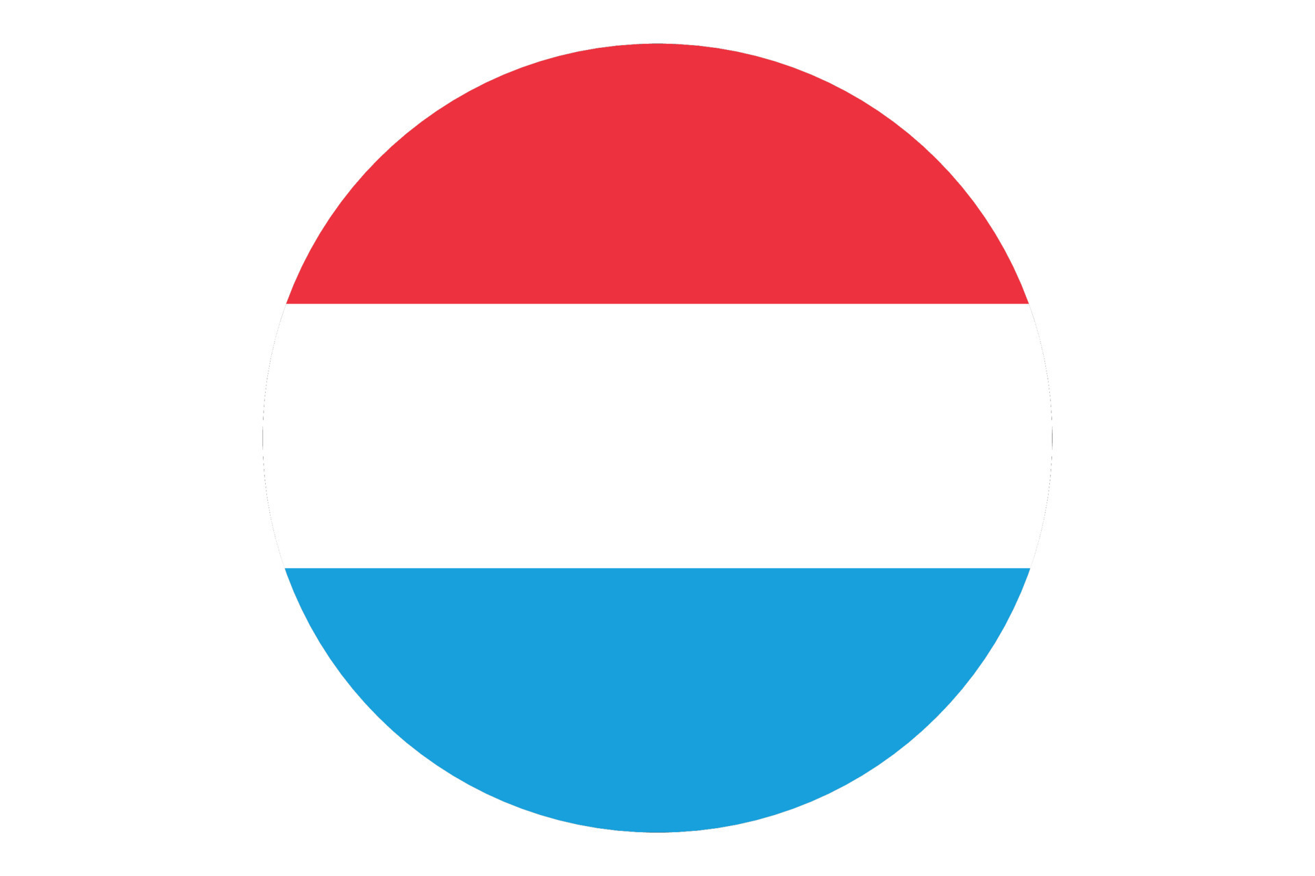 Circle flag vector of Luxembourg 11074594 Vector Art at Vecteezy