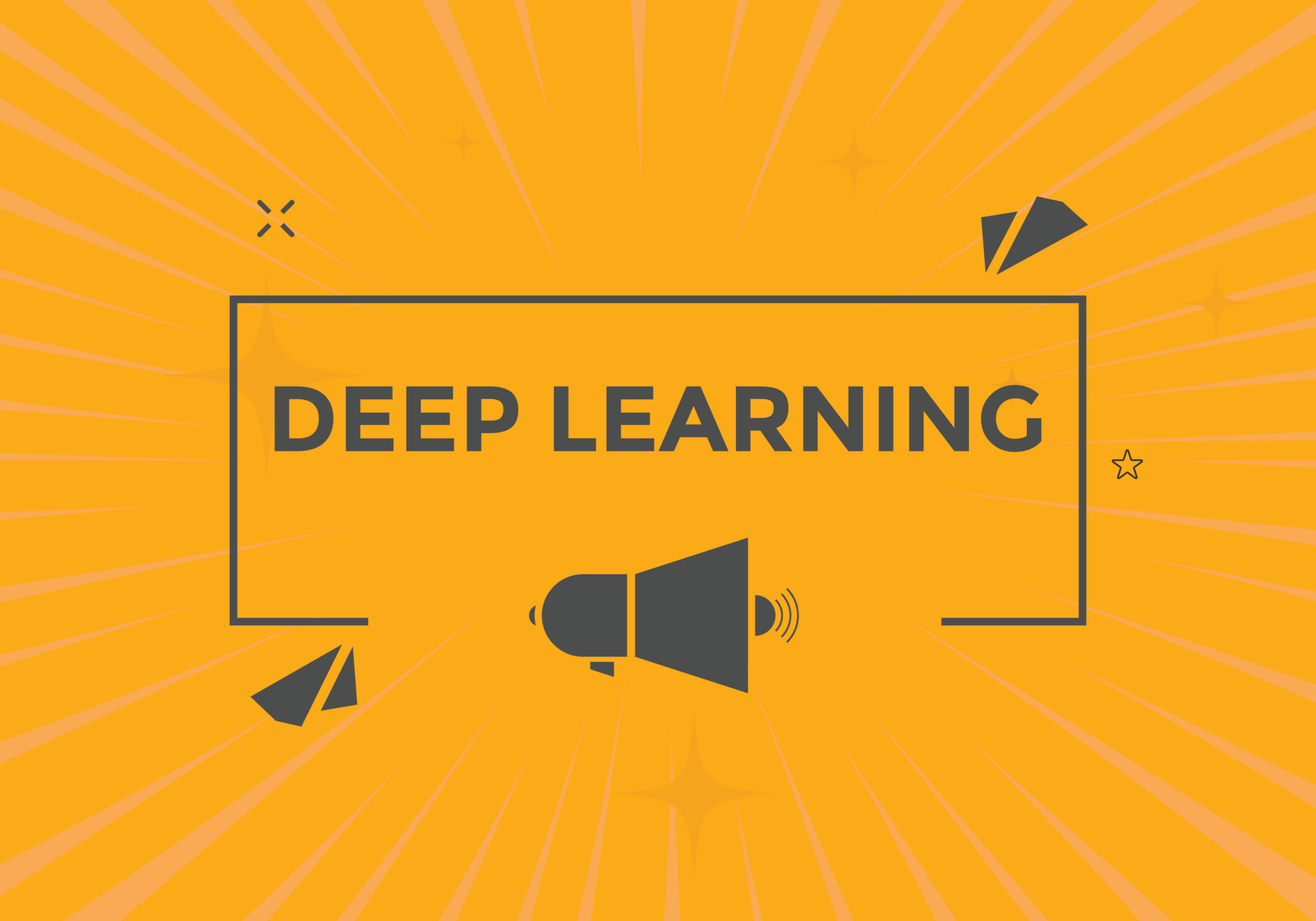 Deep Learning Text Button Deep Learning Speech Bubble Deep Learning