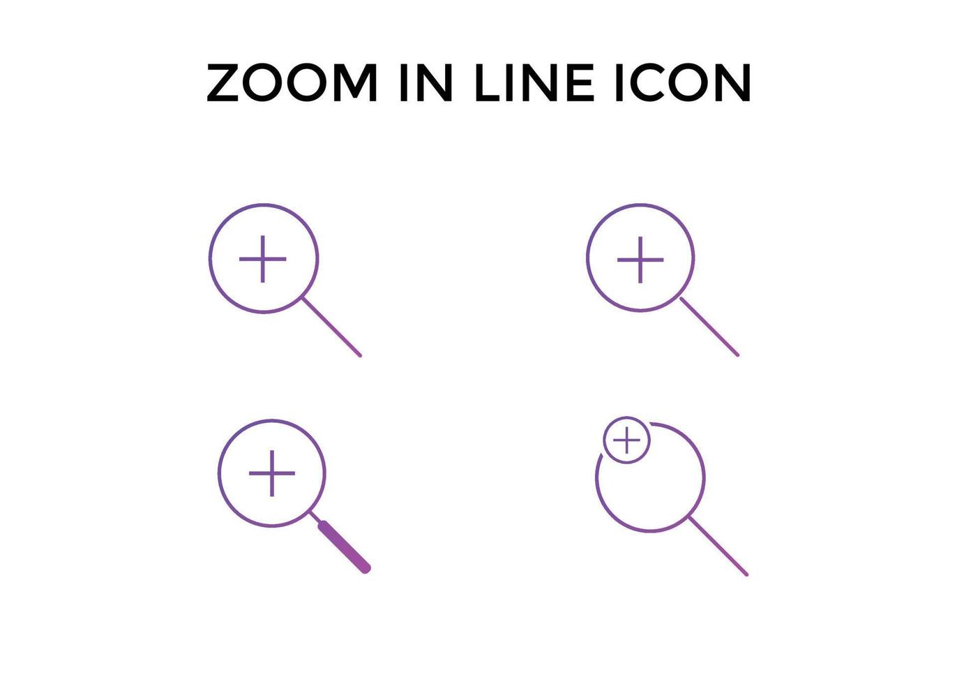 conjunto de iconos de zoom. lupa acercar el signo más. utilizado para seo o sitios web. 11077880 ...